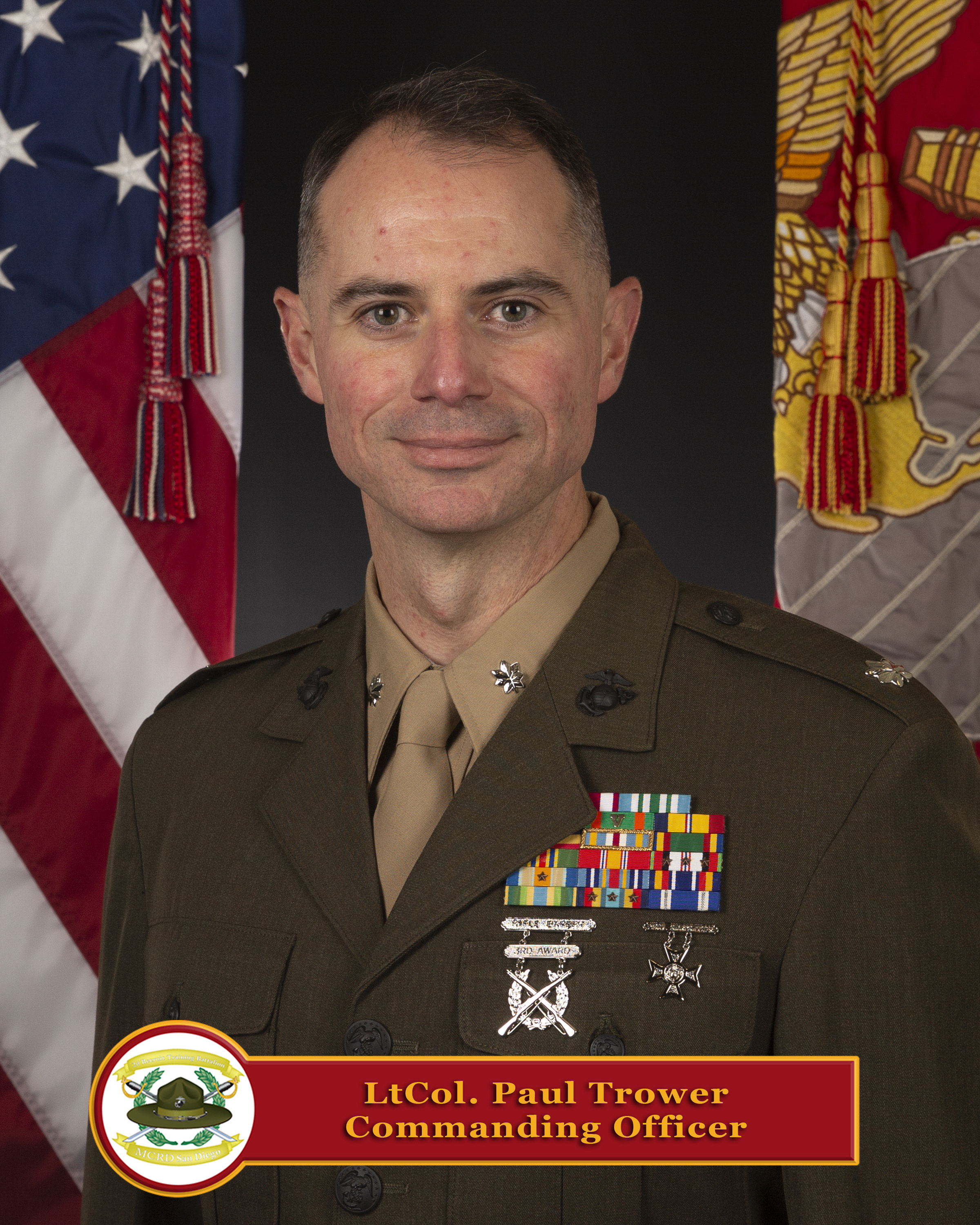 Lieutenant Colonel Paul C. Trower > Marine Corps Recruit Depot, San ...