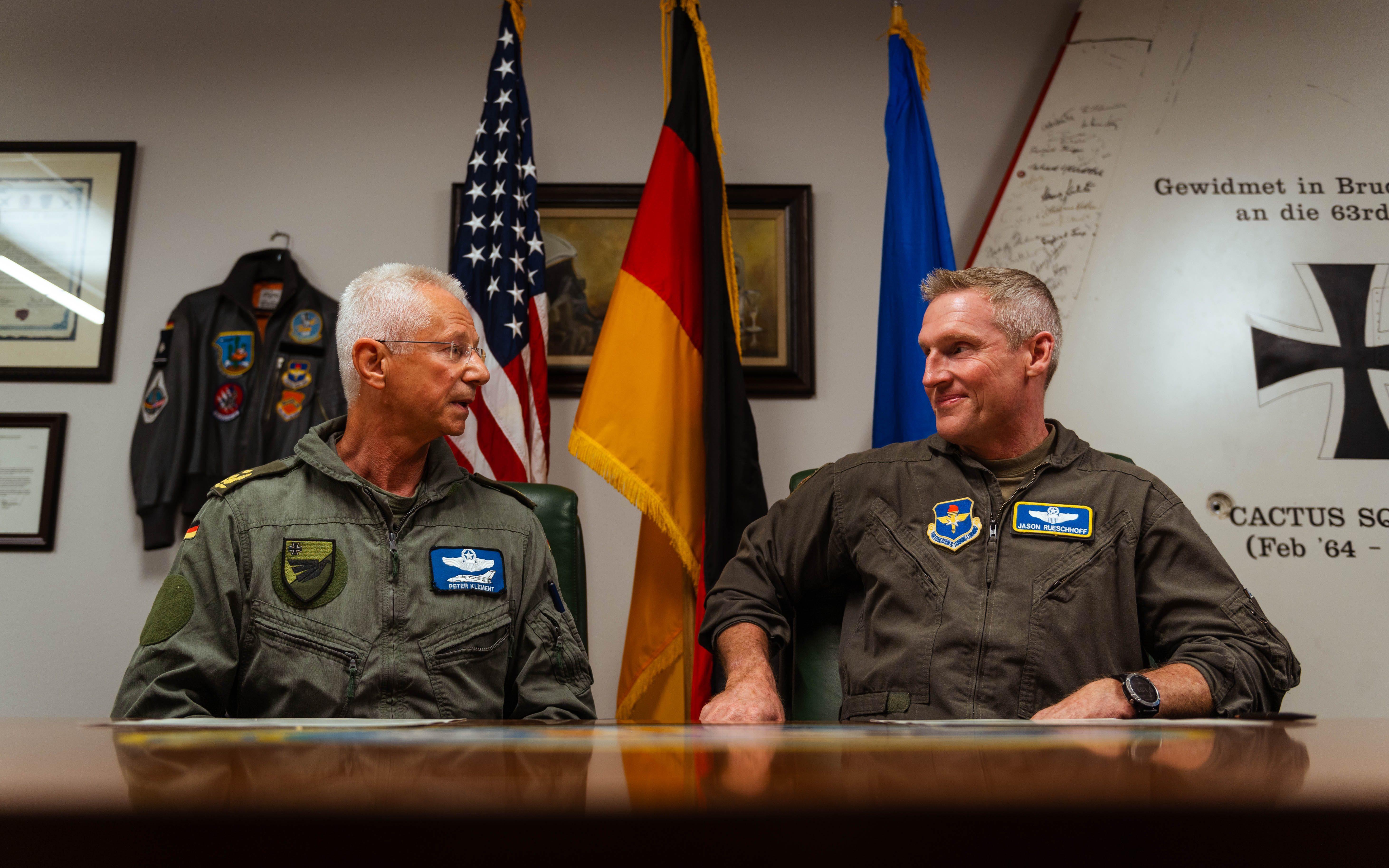 Decree of honor signed between GAF 2nd FS and USAF 310th FS > Air ...