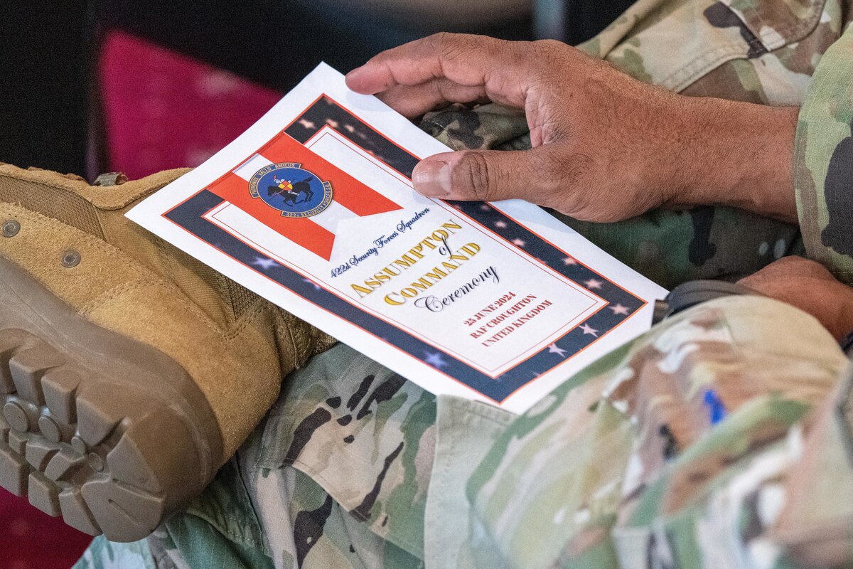 422nd Security Forces Squadron assumption of command > 501st Combat ...