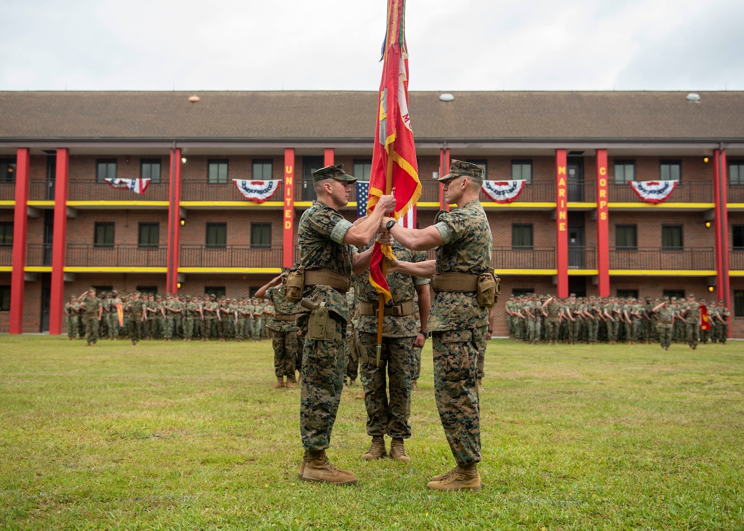 Marine Corps Security Force Battalion Holds a Change of Command ...