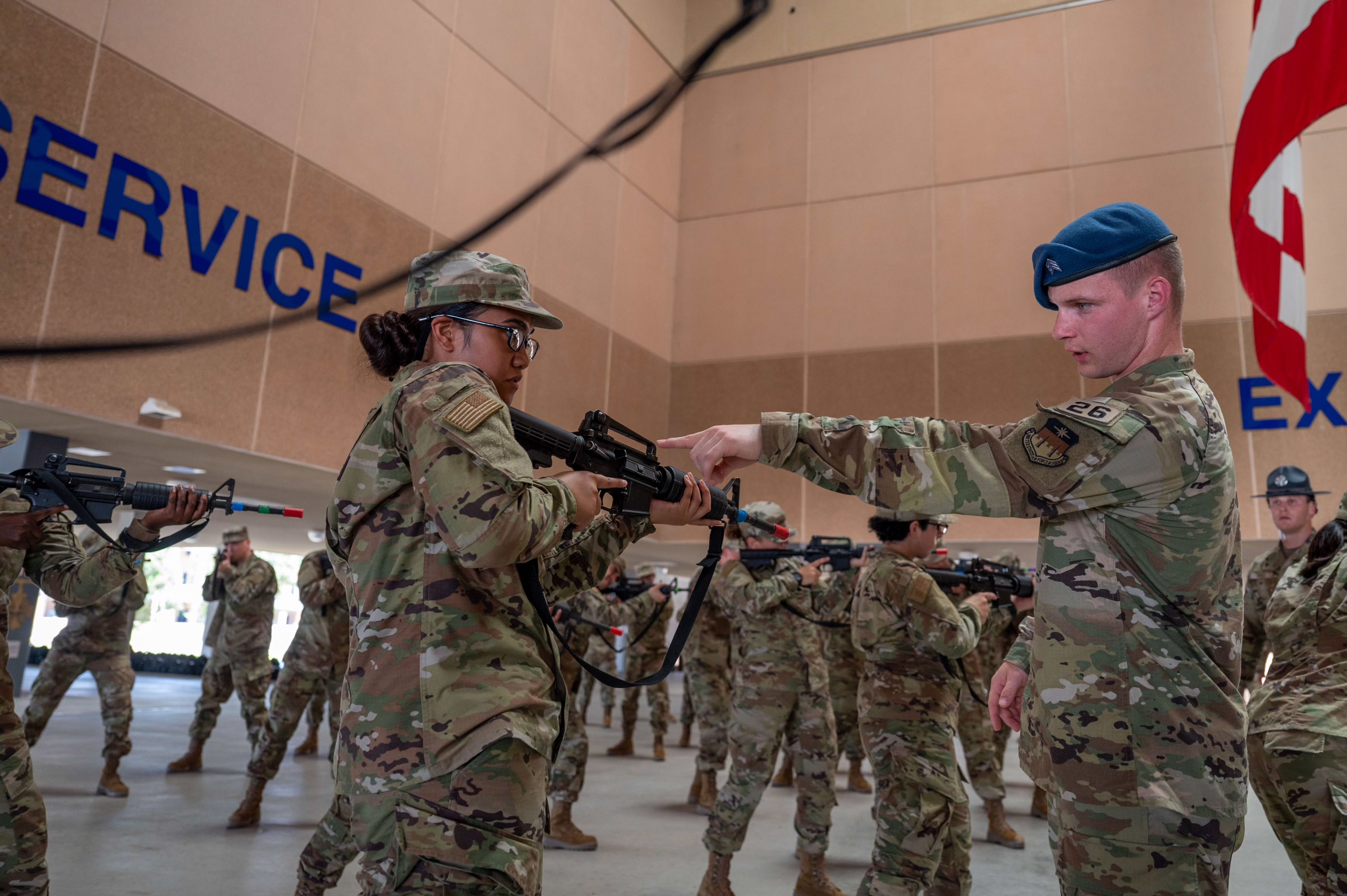 Academy cadets join military training instructors at Basic Military ...