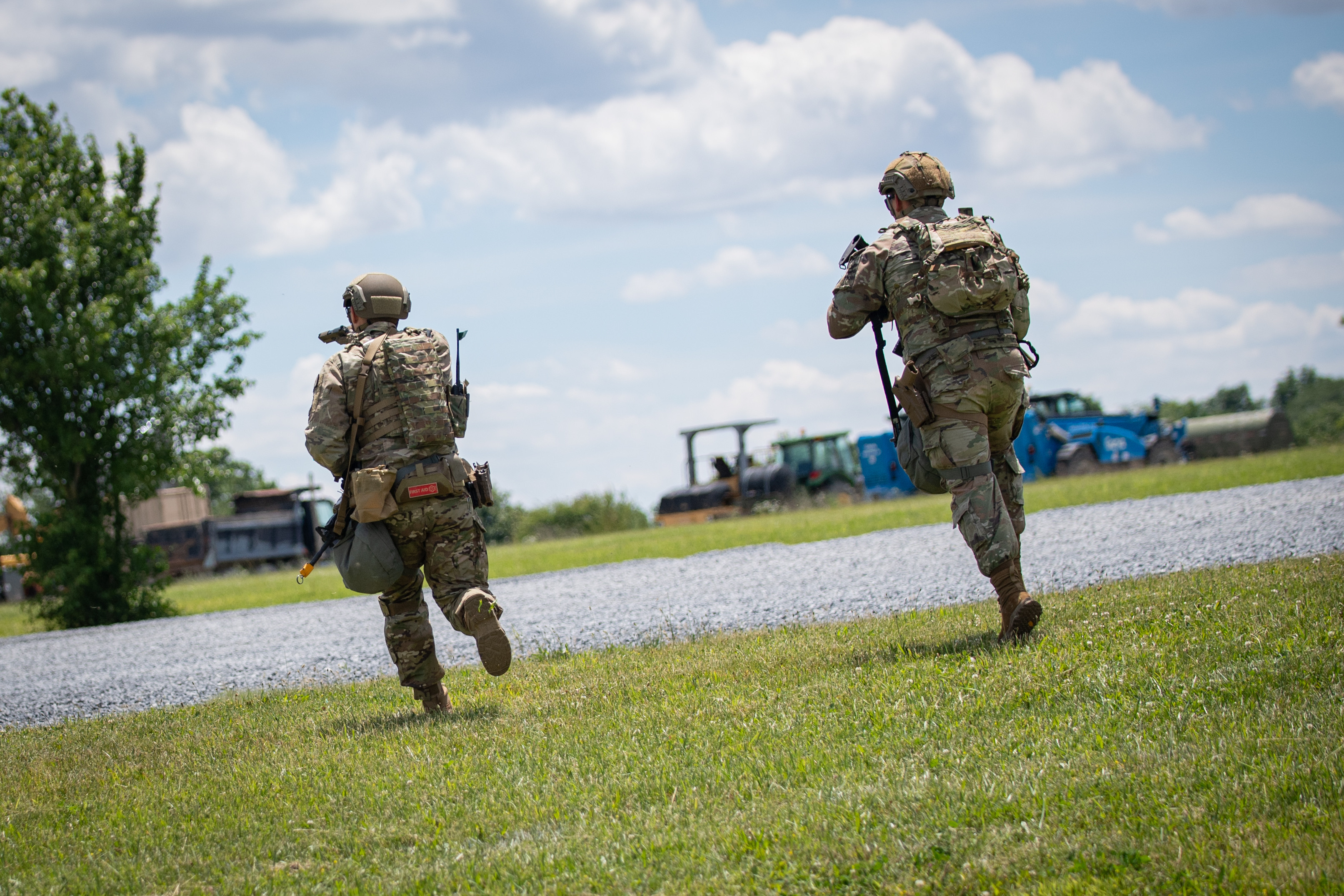 193rd SOSFS conduct base defense training during Iron Keystone 24
