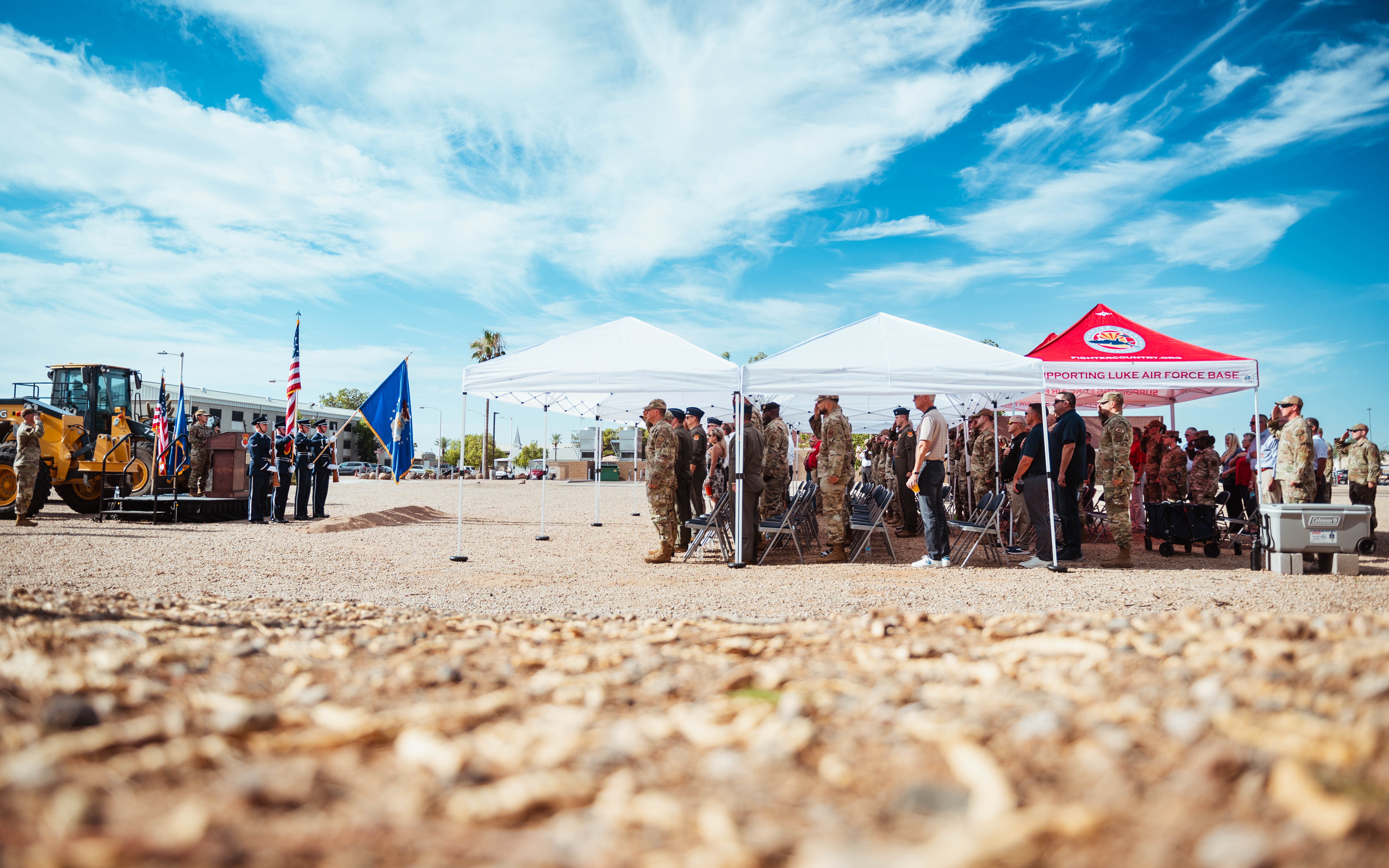Luke AFB breaks ground on new Honor Guard facility > Luke Air Force ...