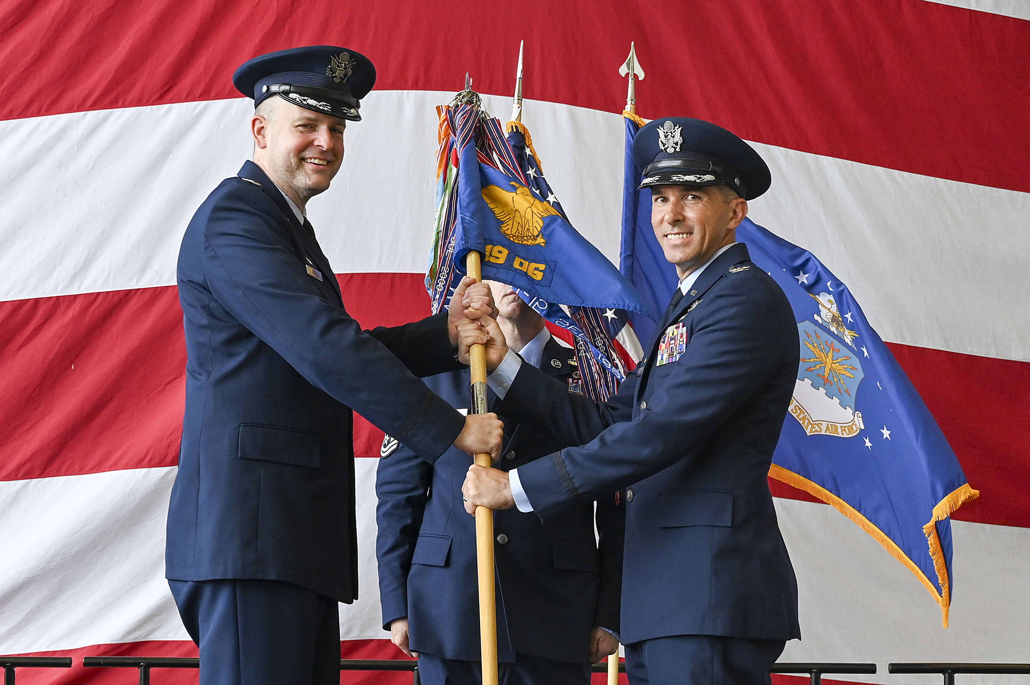 Welch receives command of 19th Operations Group