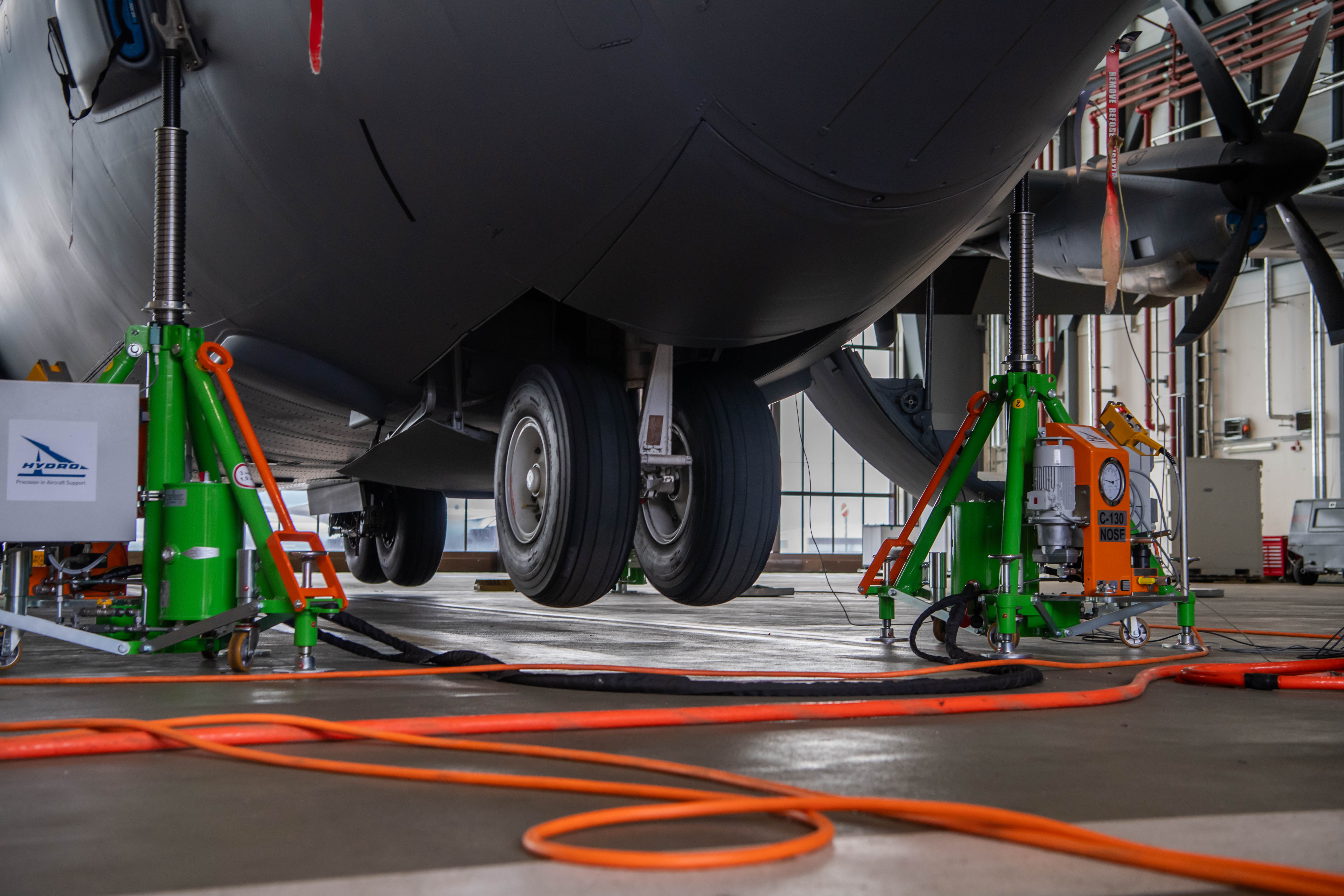 86th MXG performs testing on Electronic Jacking and Leveling System ...