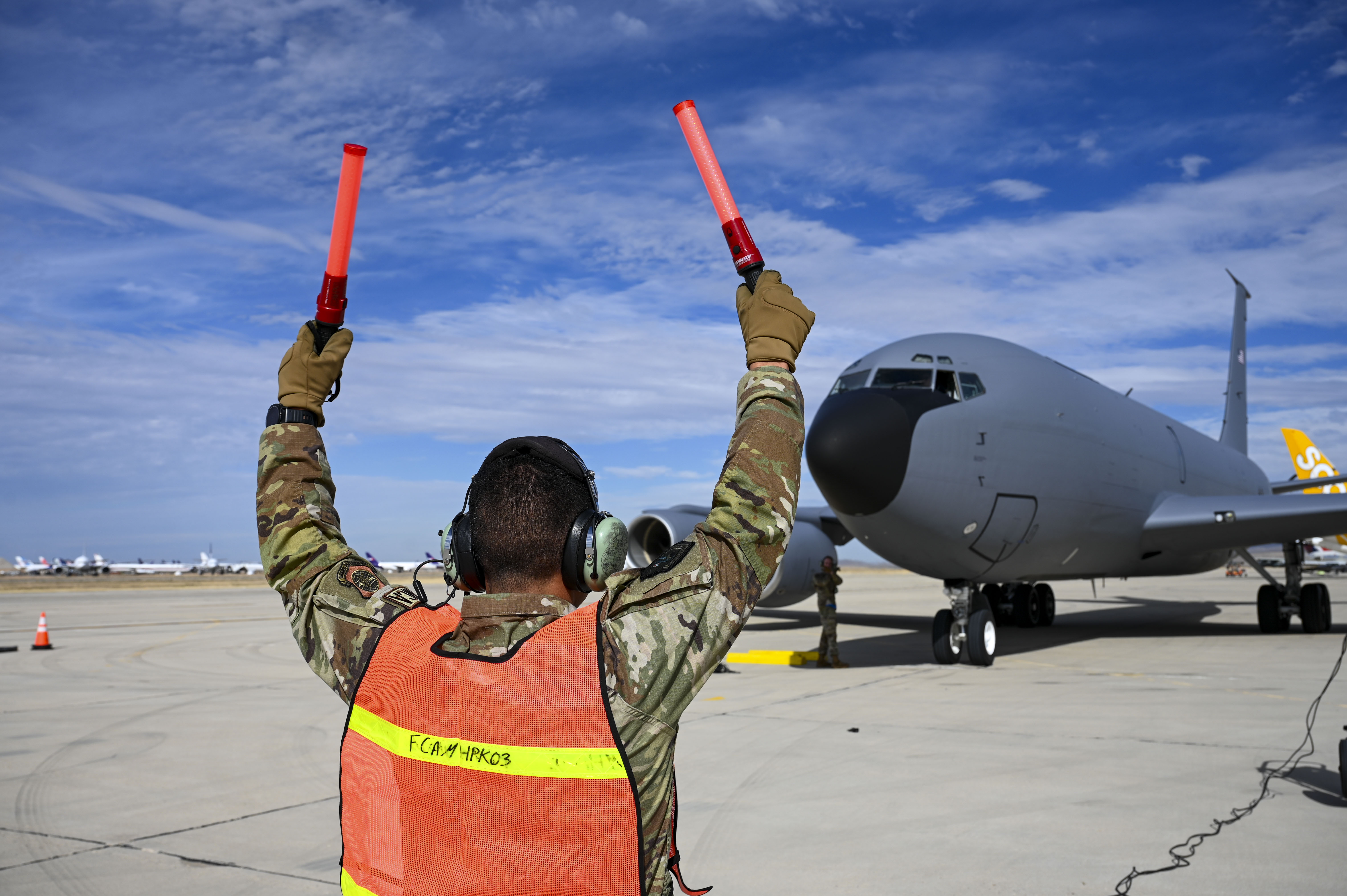 The 92nd Air Refueling Wing exhibits Mission Ready Airmen during Bamboo ...