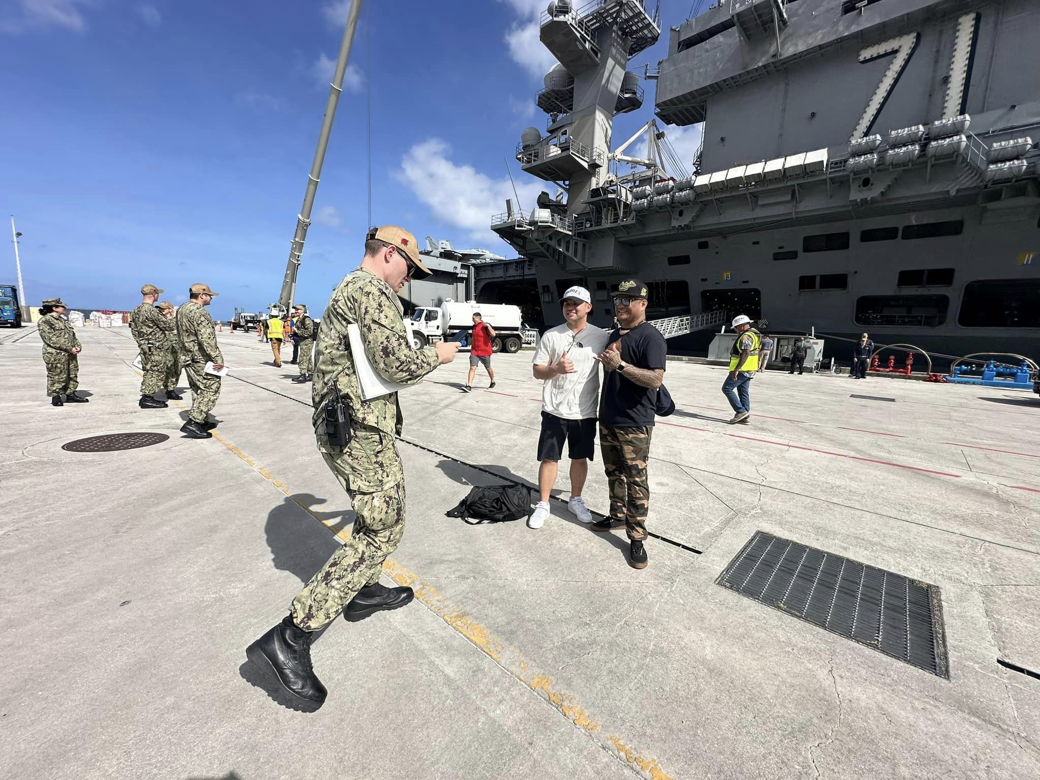 Aircraft Carrier USS Theodore Roosevelt (CVN 71) Makes Port Visit to ...