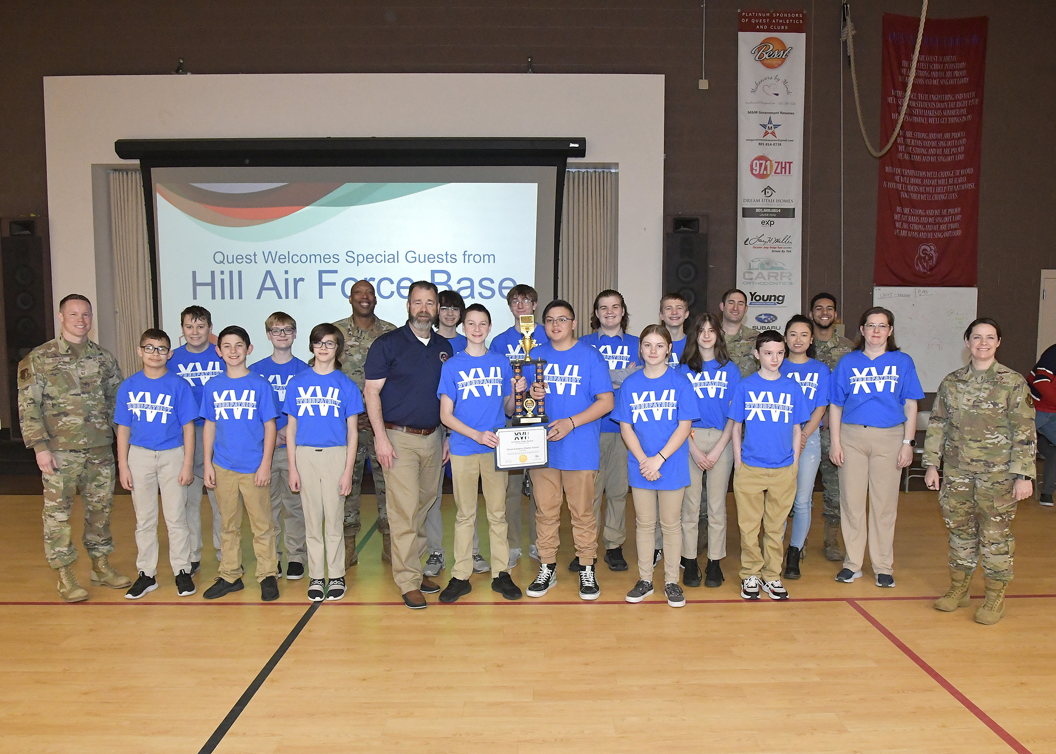 Hill AFB Airmen mentor future cyber defenders at local school > Air ...
