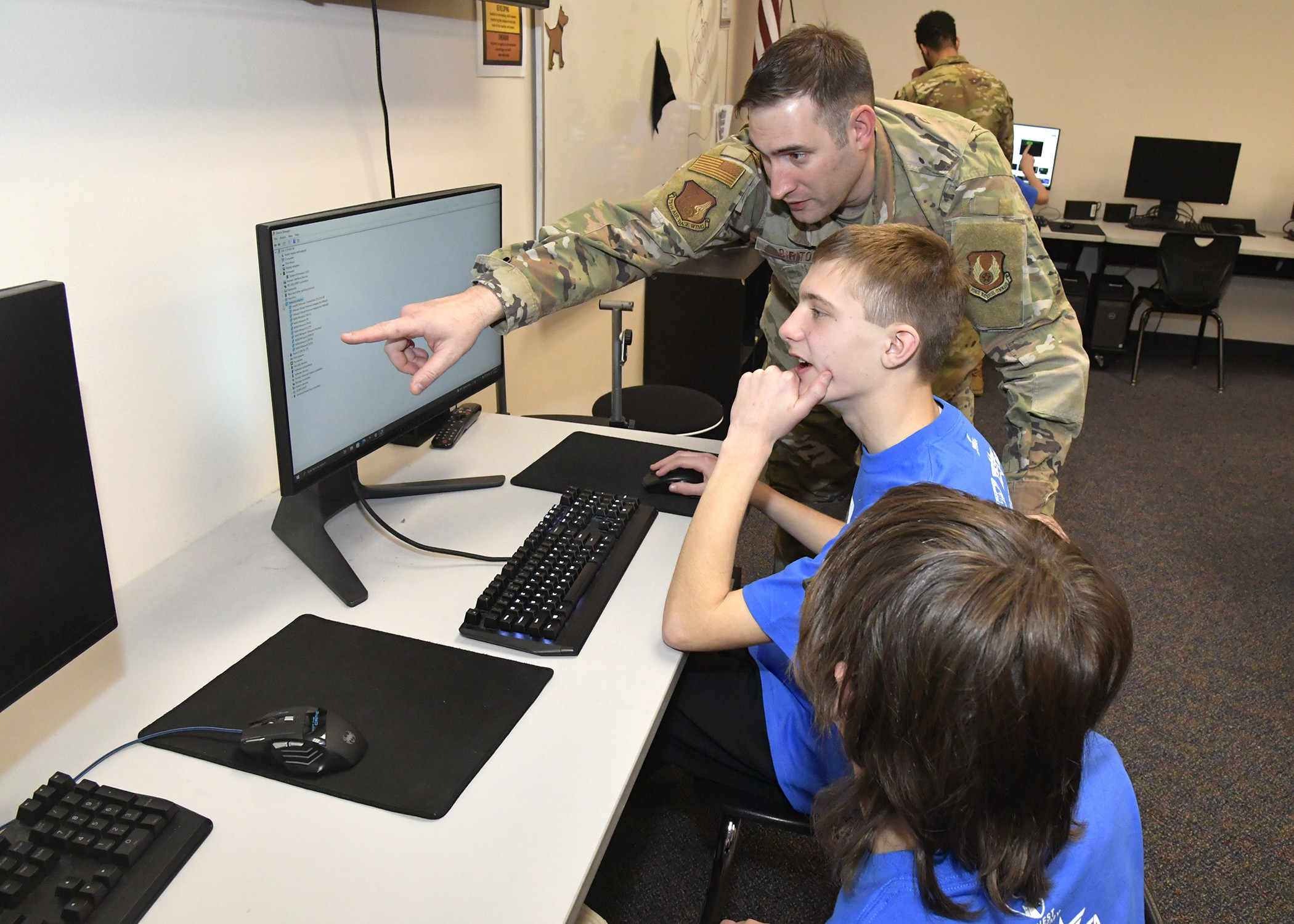 Hill AFB Airmen mentor future cyber defenders at local school > Air ...