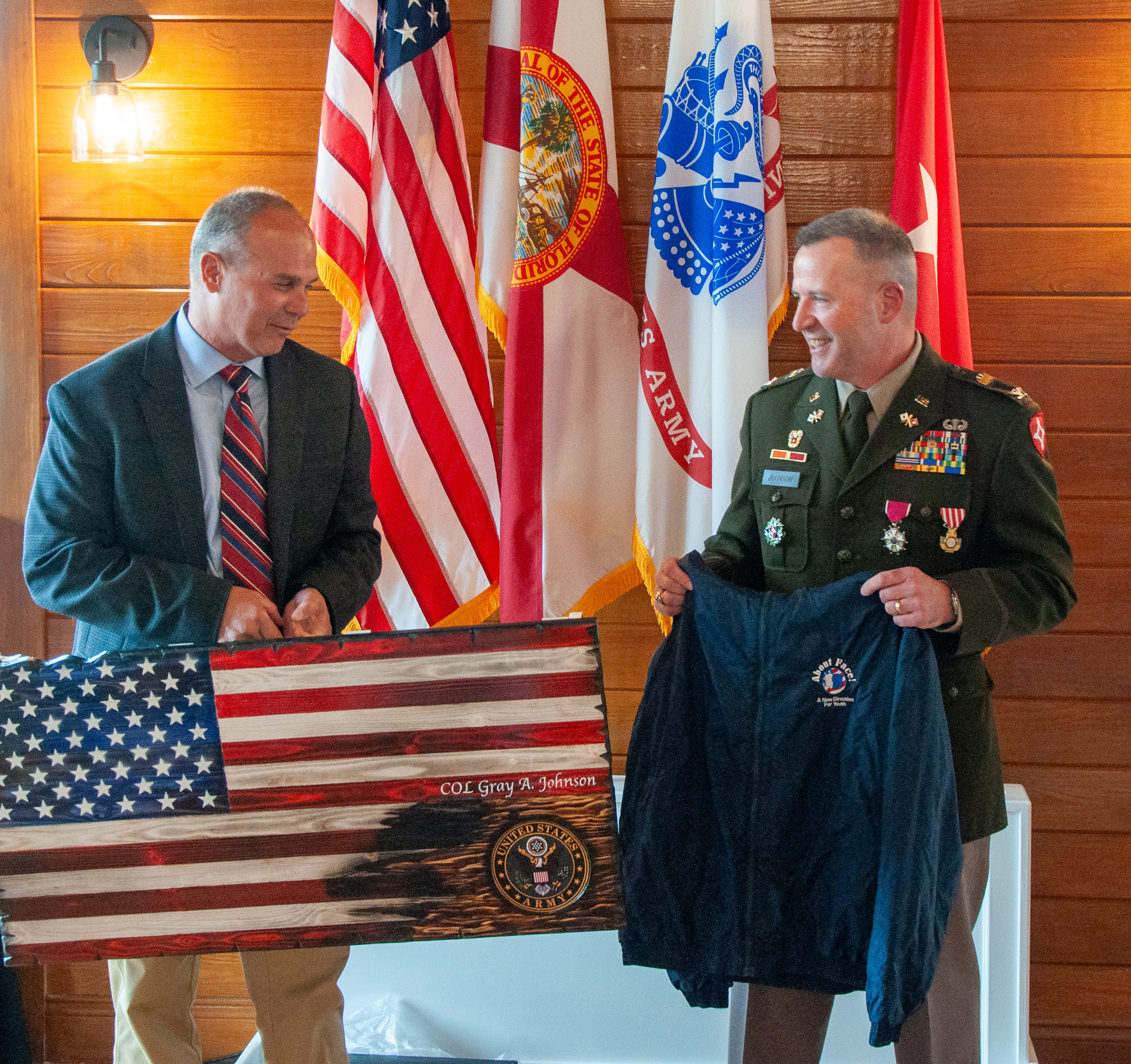Col. Gray Johnson Retirement > Florida National Guard > Highlights