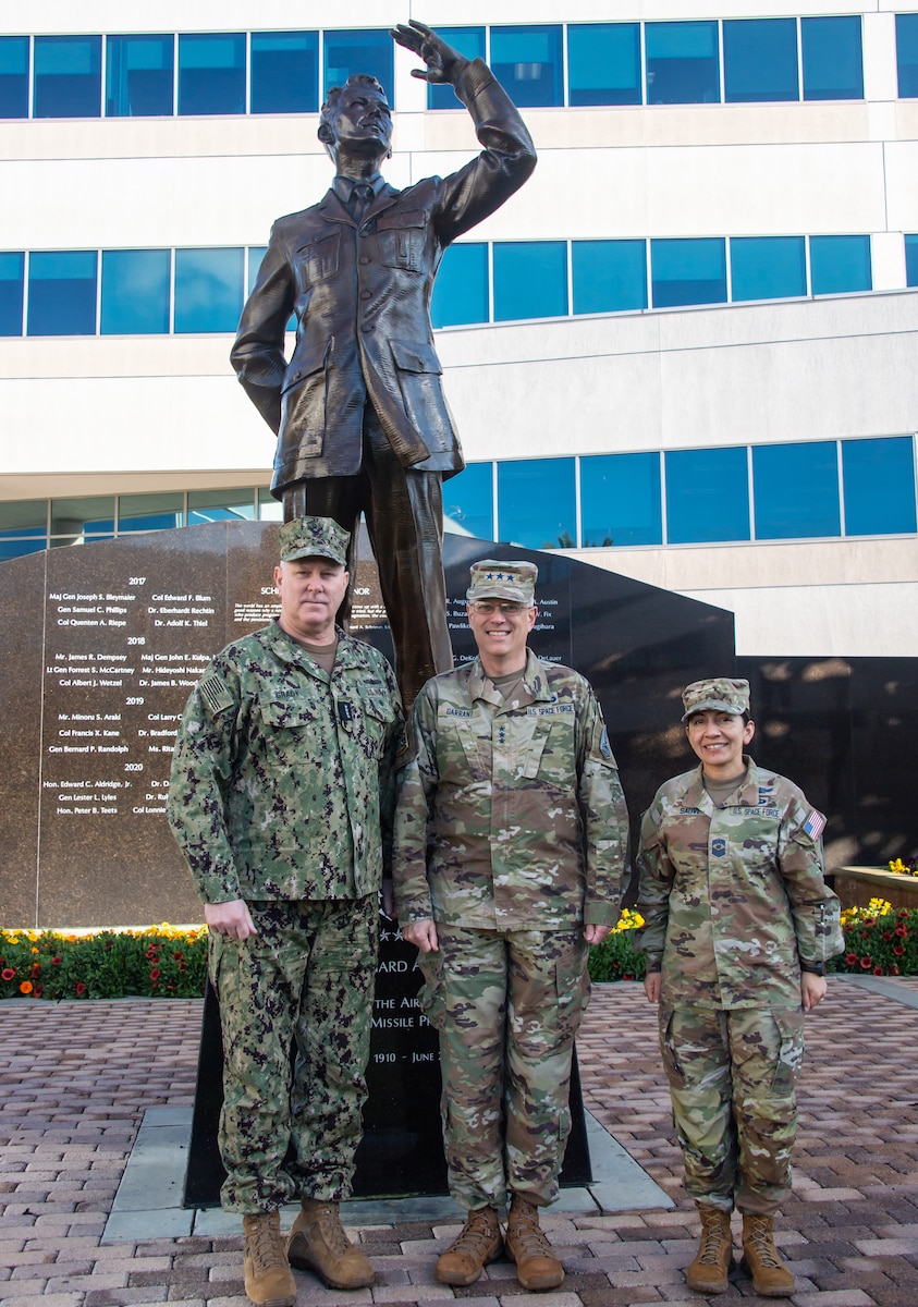 Partnered to win: VCJCS visits Space Systems Command > Space Systems ...