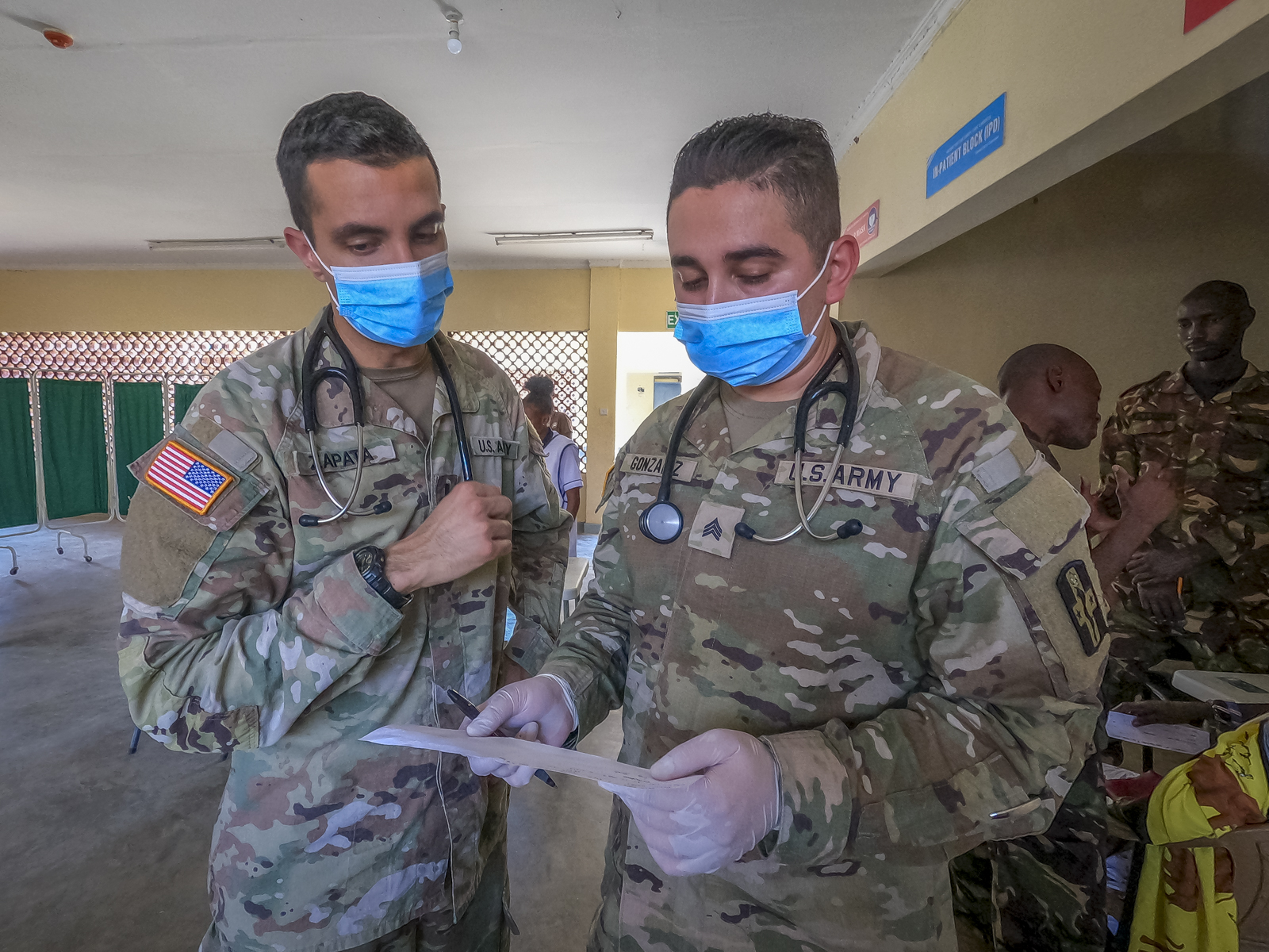 U.S. Army Reserve Soldiers help locals in Kenya