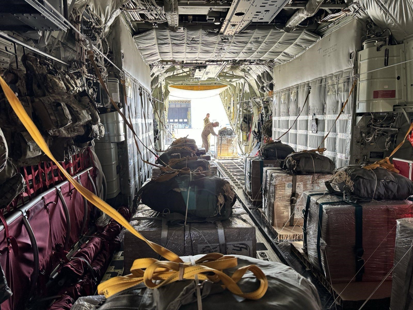 March 12 USCENTCOM Conducts Humanitarian Airdrops into Gaza > U.S. Central Command > Press ...