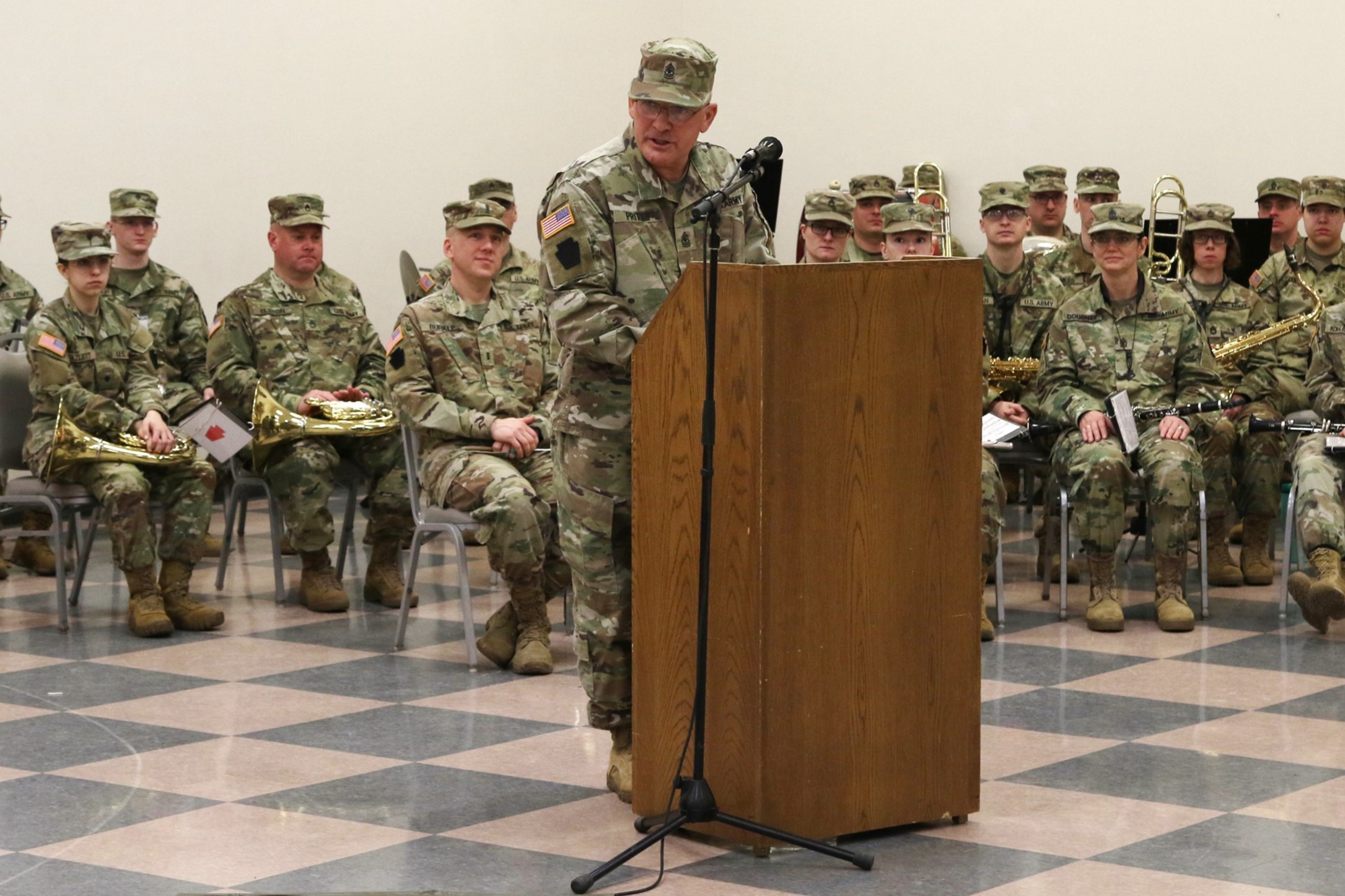 28 Infantry Division welcomes Porter as 14th command sergeant major ...