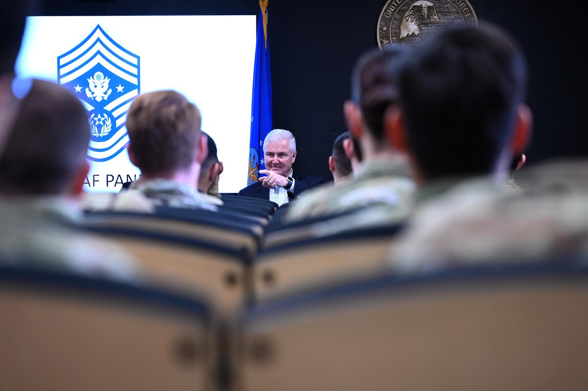Former Chief Master Sergeants of the Air Force discuss great power competition, future force ...