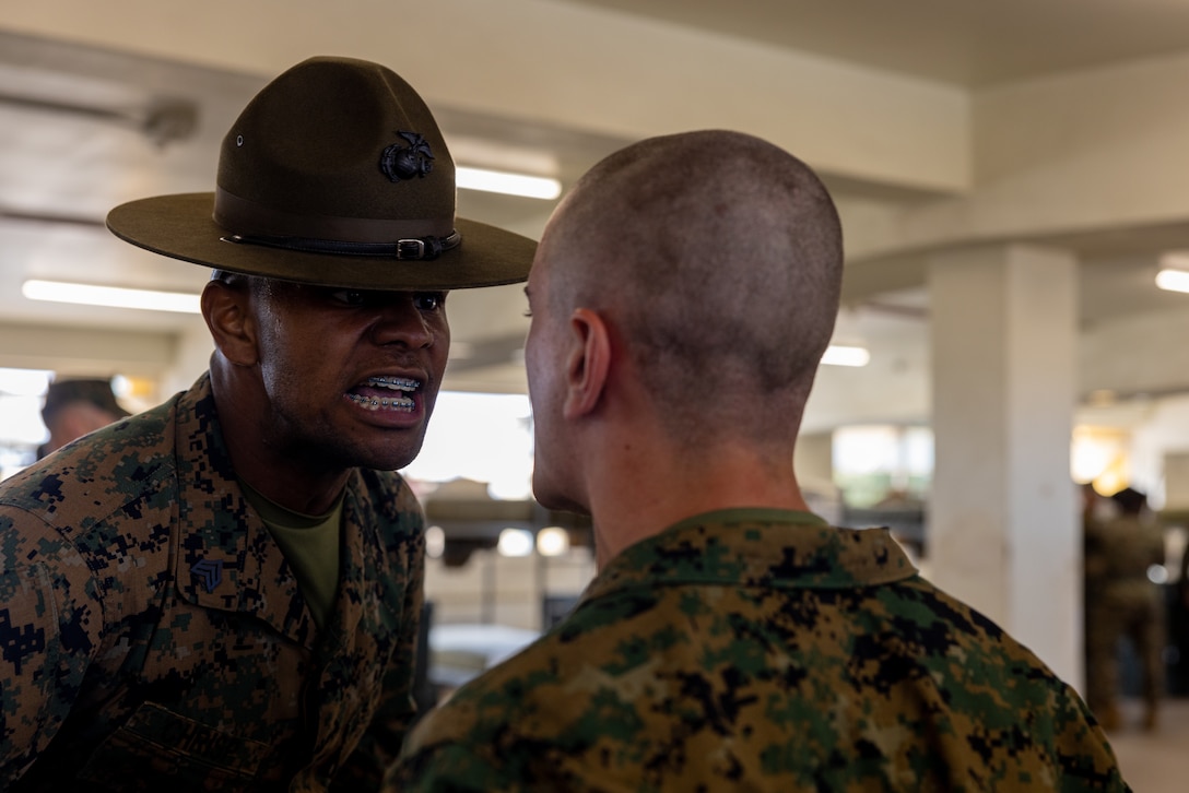 Kilo Company Senior Drill Instructor Inspection