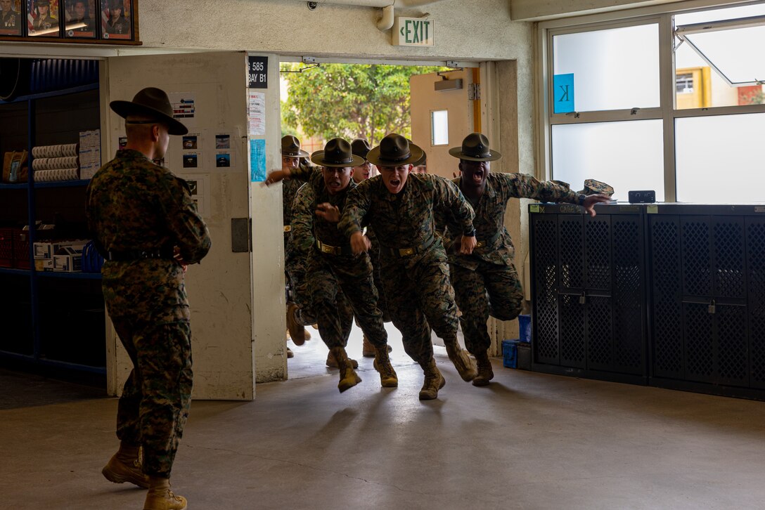 Kilo Company Senior Drill Instructor Inspection