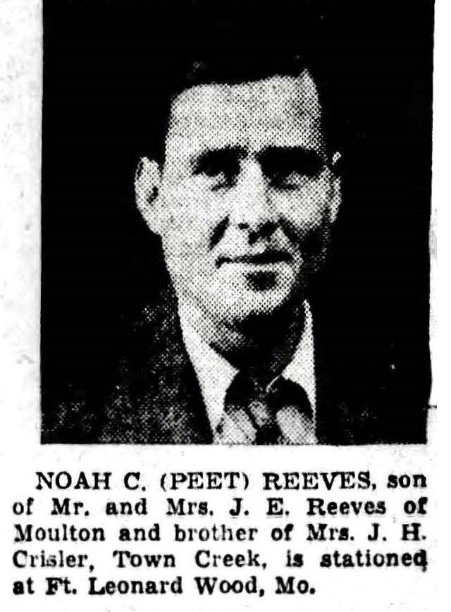 Soldier Accounted for from WWII (Reeves, N.) > Defense POW/MIA ...