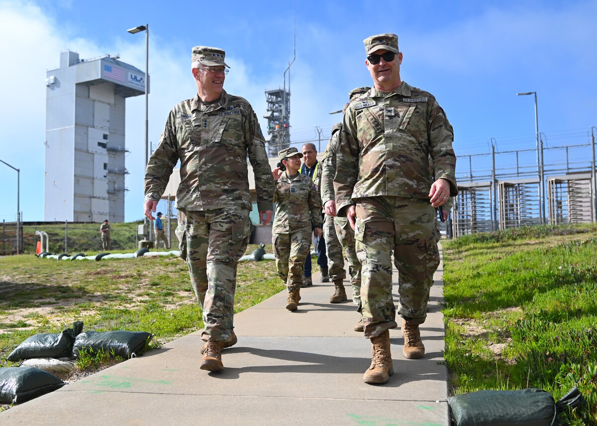 New SSC Commander Lt. Gen Philip Garrant Visits VSFB > Vandenberg Space ...