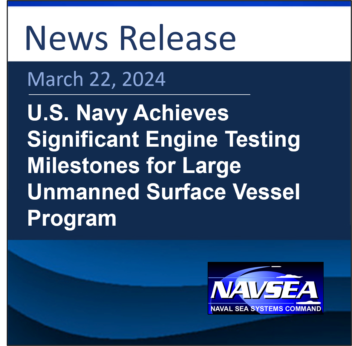 U.S. Navy Achieves Significant Engine Testing Milestones for Large ...