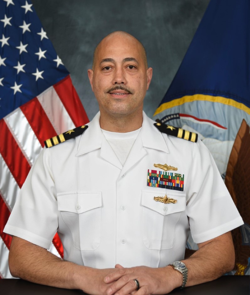 Cmdr. Derrick V. Moore, Executive Officer, Naval Computer and Telecommunications Area Master ...