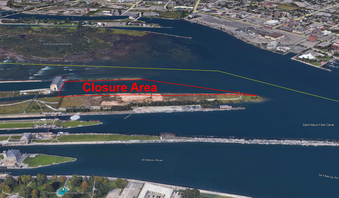 Soo Locks Hydro Plant Tailrace Closing to Vessel Traffic > Great Lakes ...