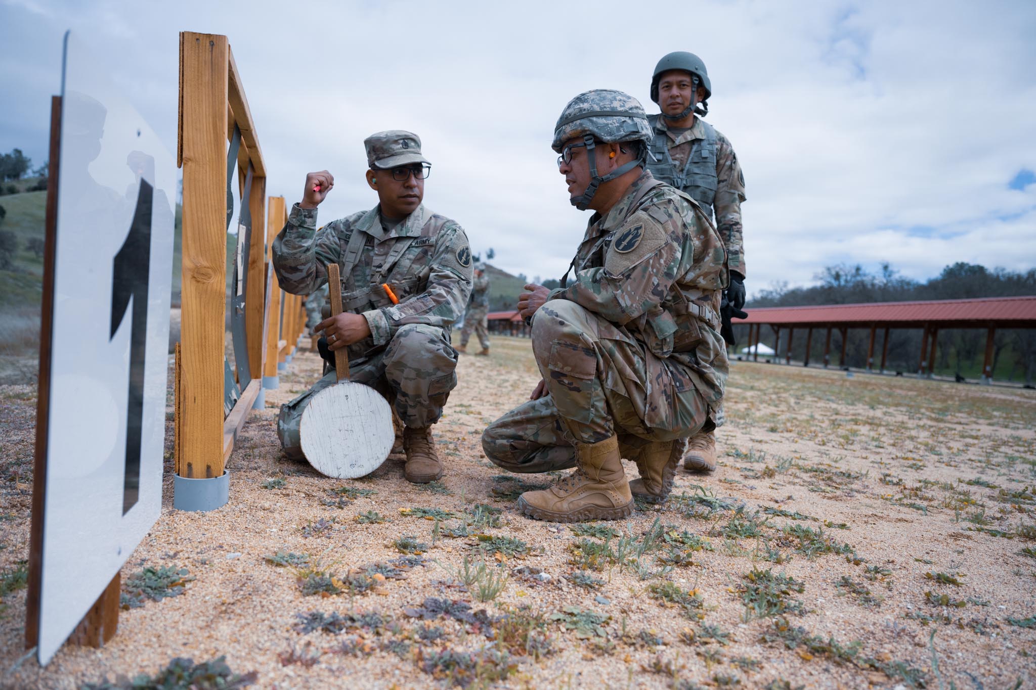 63rd Readiness Division conduct the Army Combat Fitness Test during ...