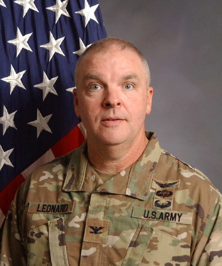 Col. Bradley Leonard > Missouri National Guard > Leadership view