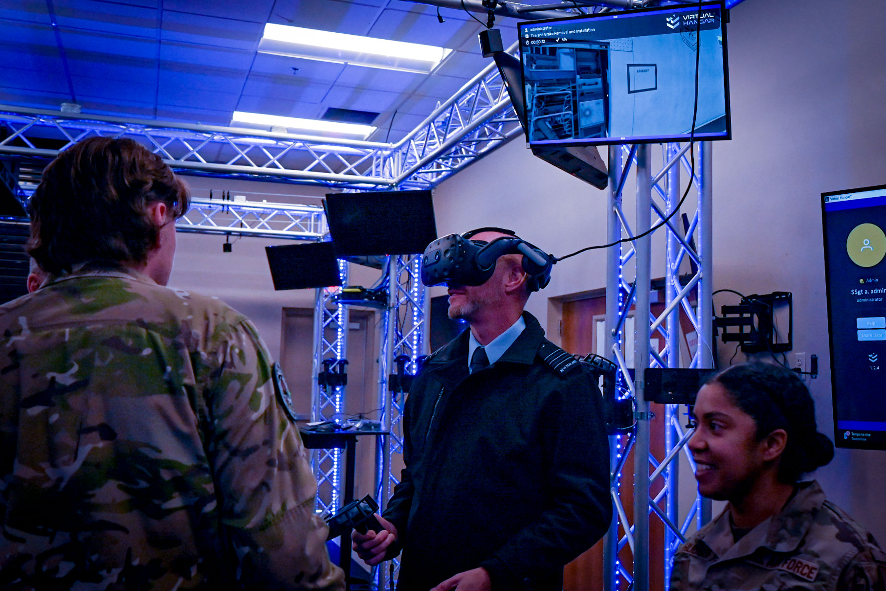 RNZAF leadership get first-hand look at team’s training > Little Rock ...