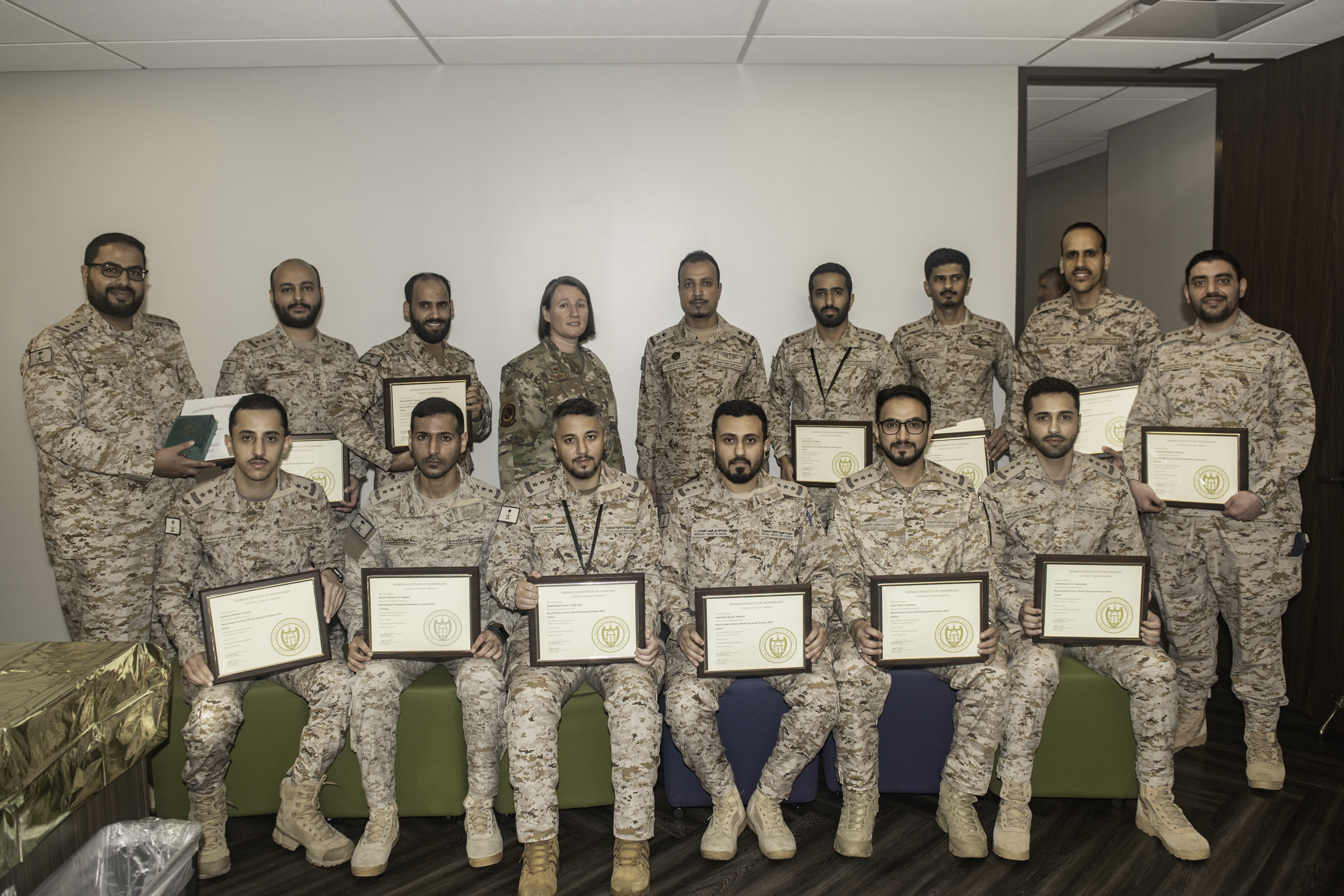 JBSA graduates first cohort of Saudi electronic warfare officers > Air ...