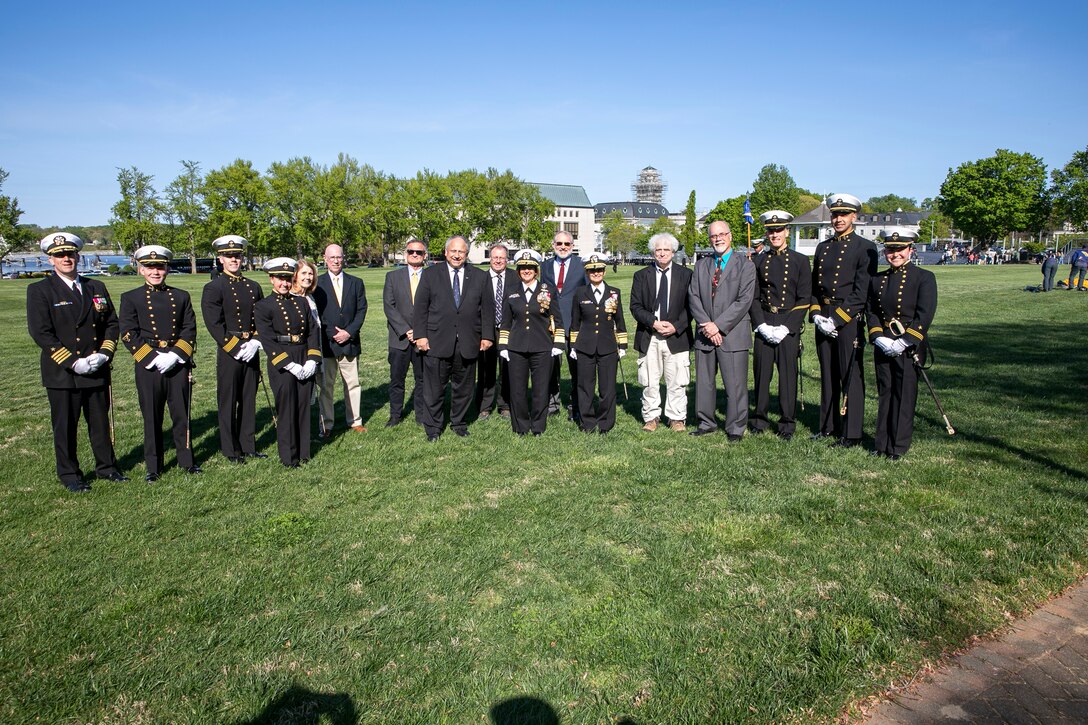 CNO Reviews Naval Academy Formal Parade