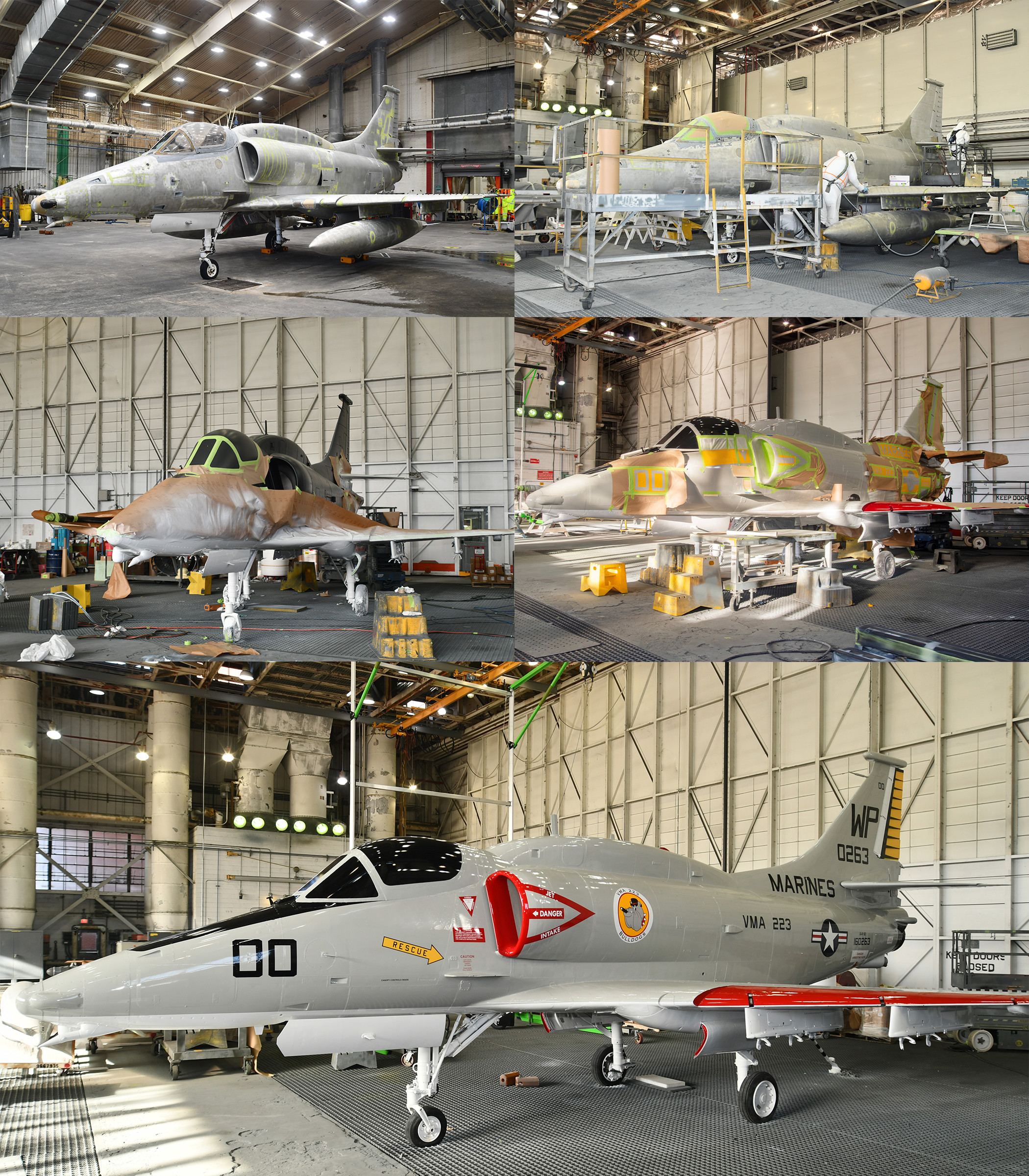 FRCE restores historic aircraft to former glory > United States Navy ...