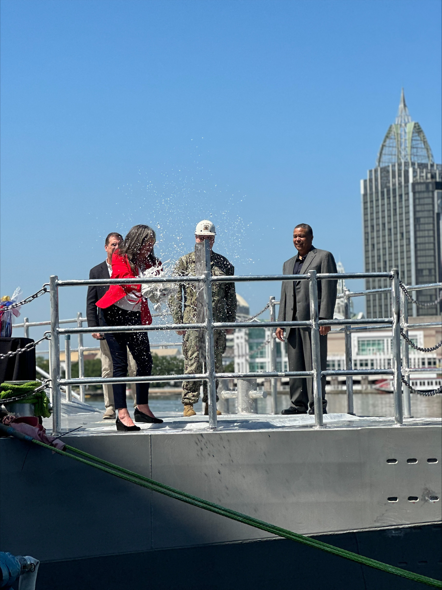 U.S. Navy Christens Newest Unmanned Surface Vessel, Vanguard > The ...