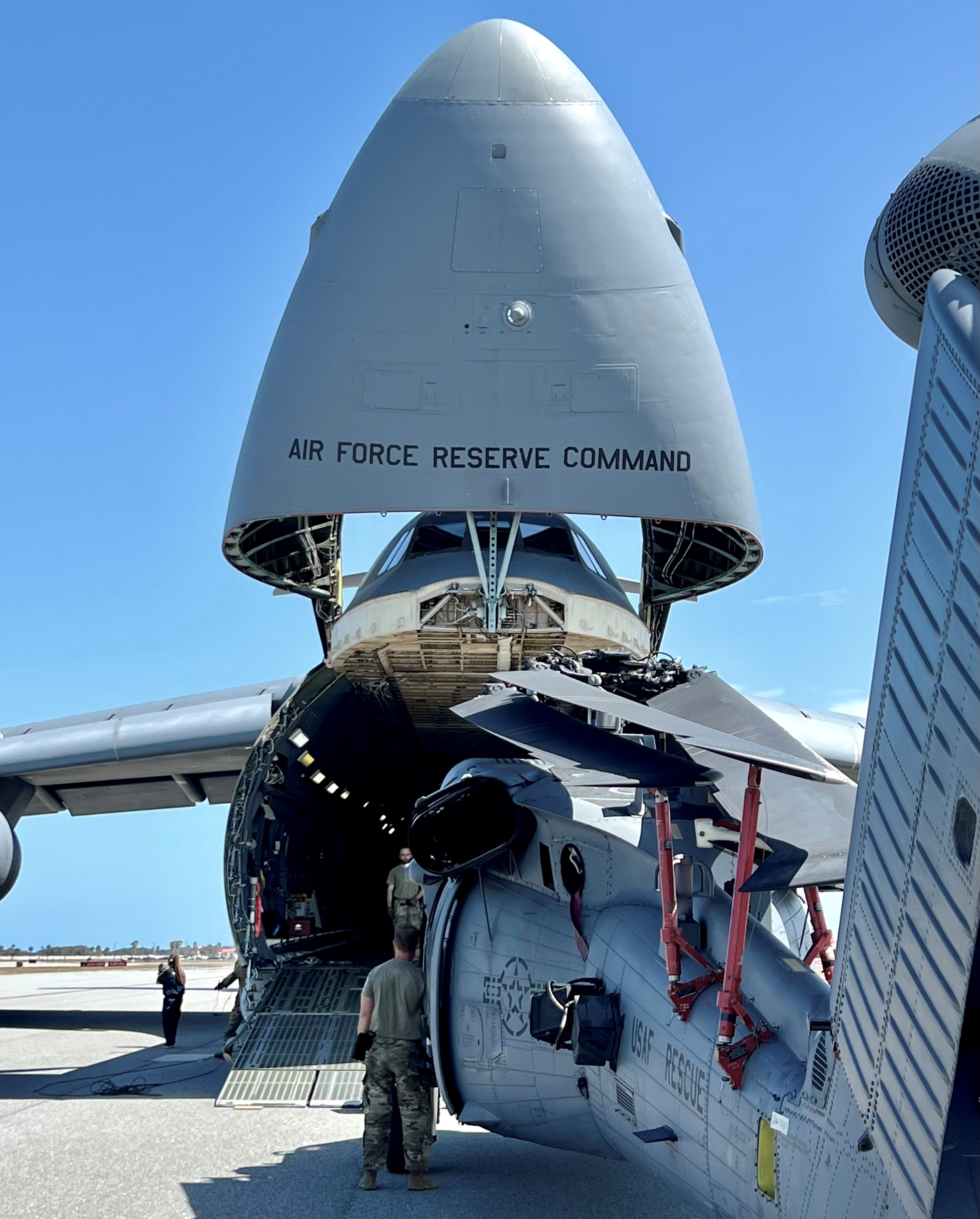 More HH-60G Pave Hawks Head to Retirement on Alamo Wing C-5M > 433rd ...