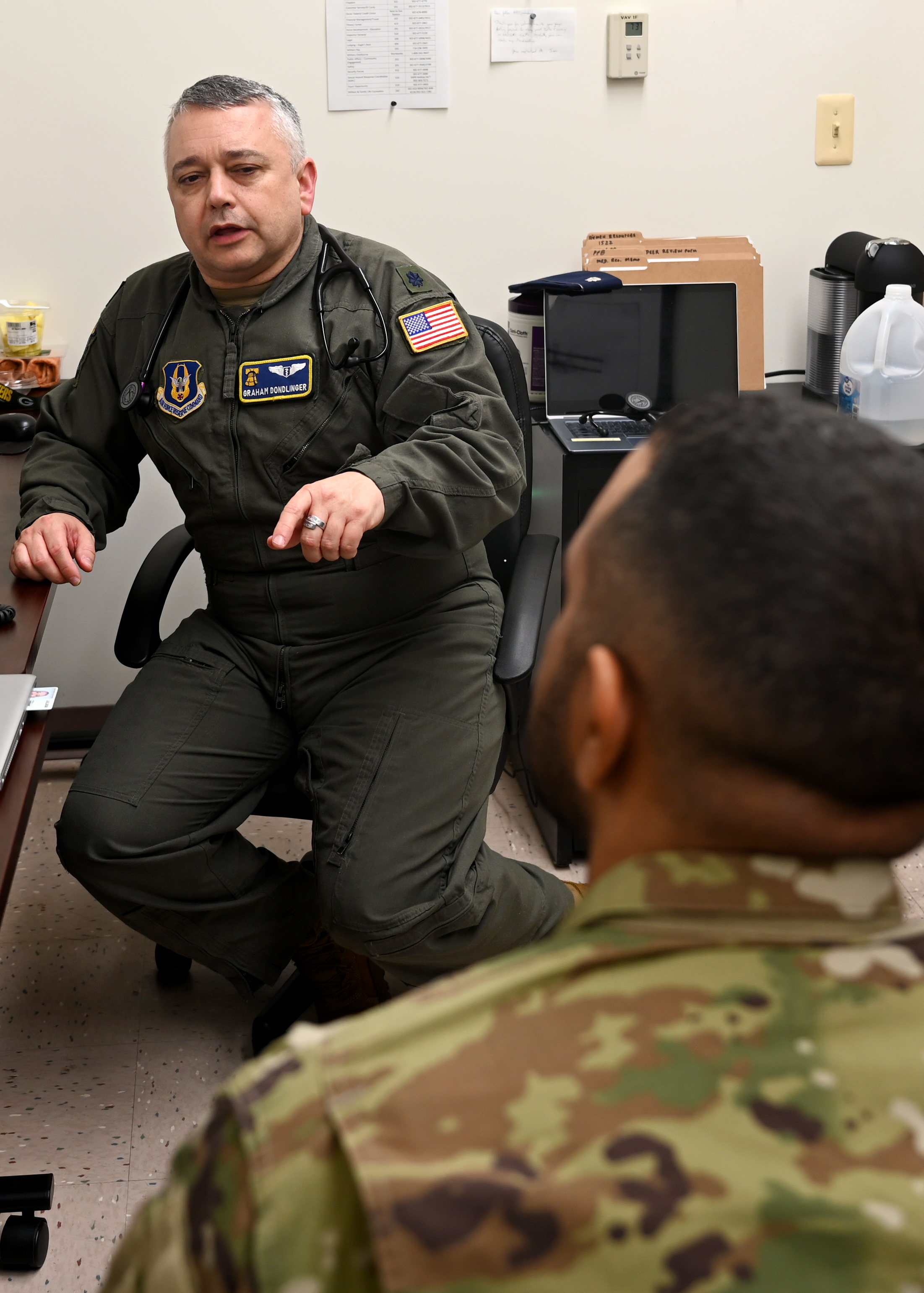Air Force Reserve medics aid Air National Guard with post-deployment ...