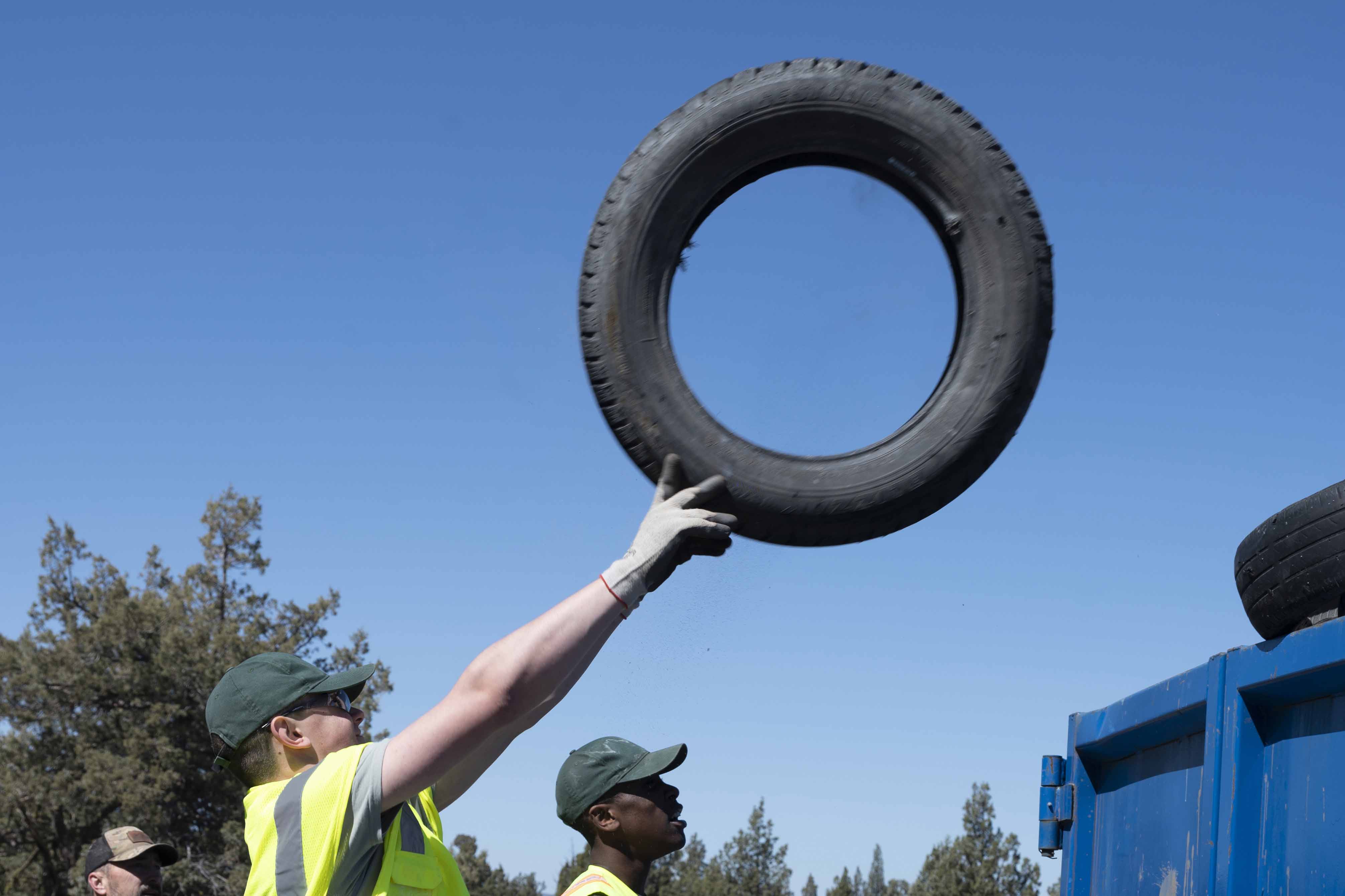 Tire Toss | U.S. Department of War