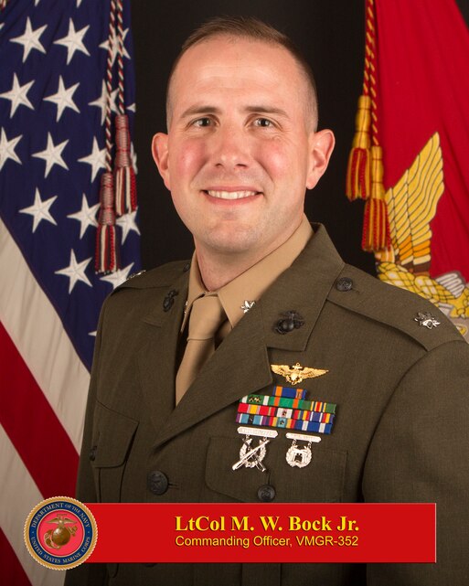 Lieutenant Colonel Mark W. Bock Jr. > 3rd Marine Aircraft Wing > Biography