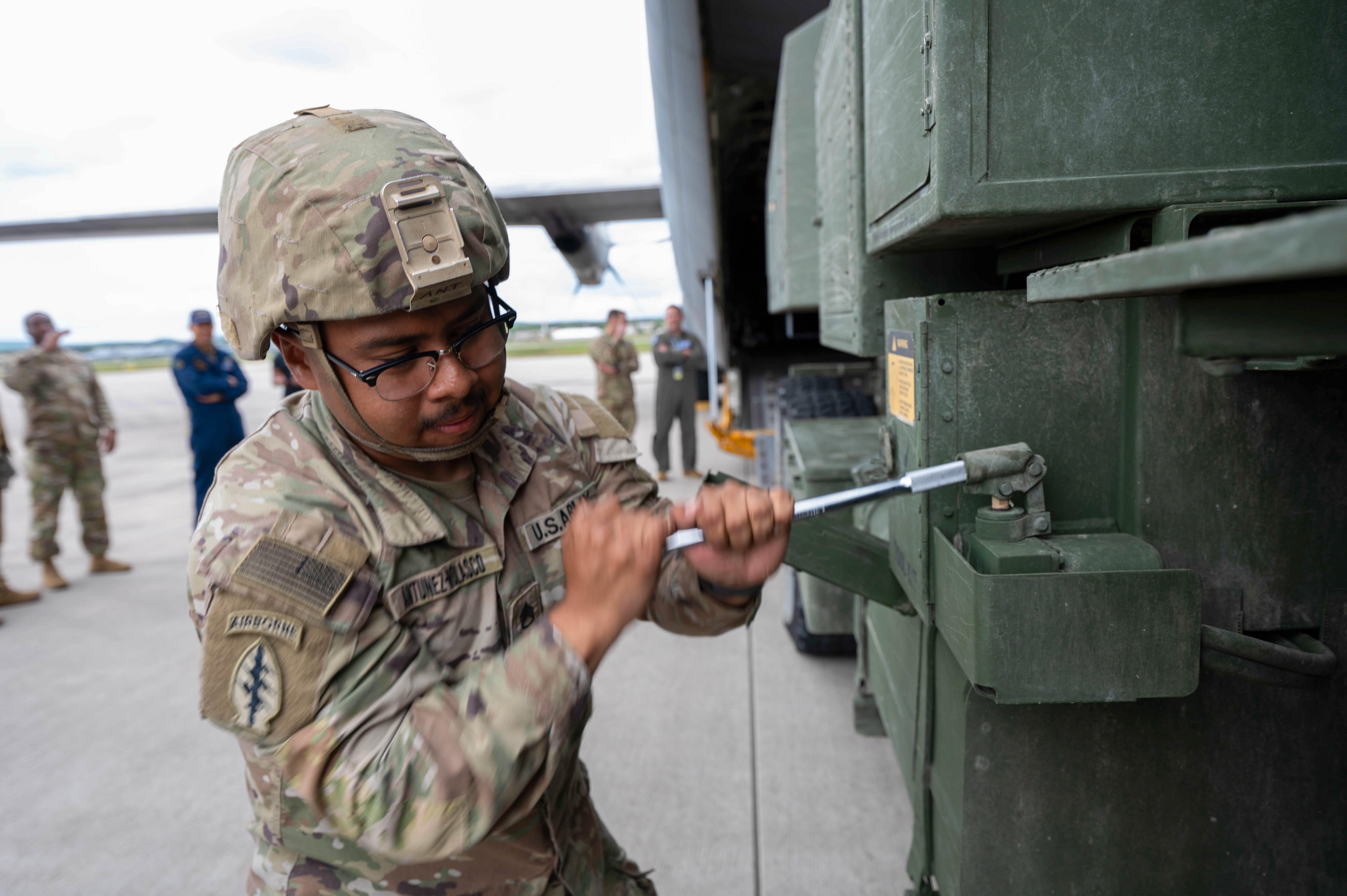 U.S. Air Force, Army conduct HIMARS load training exercise with ...