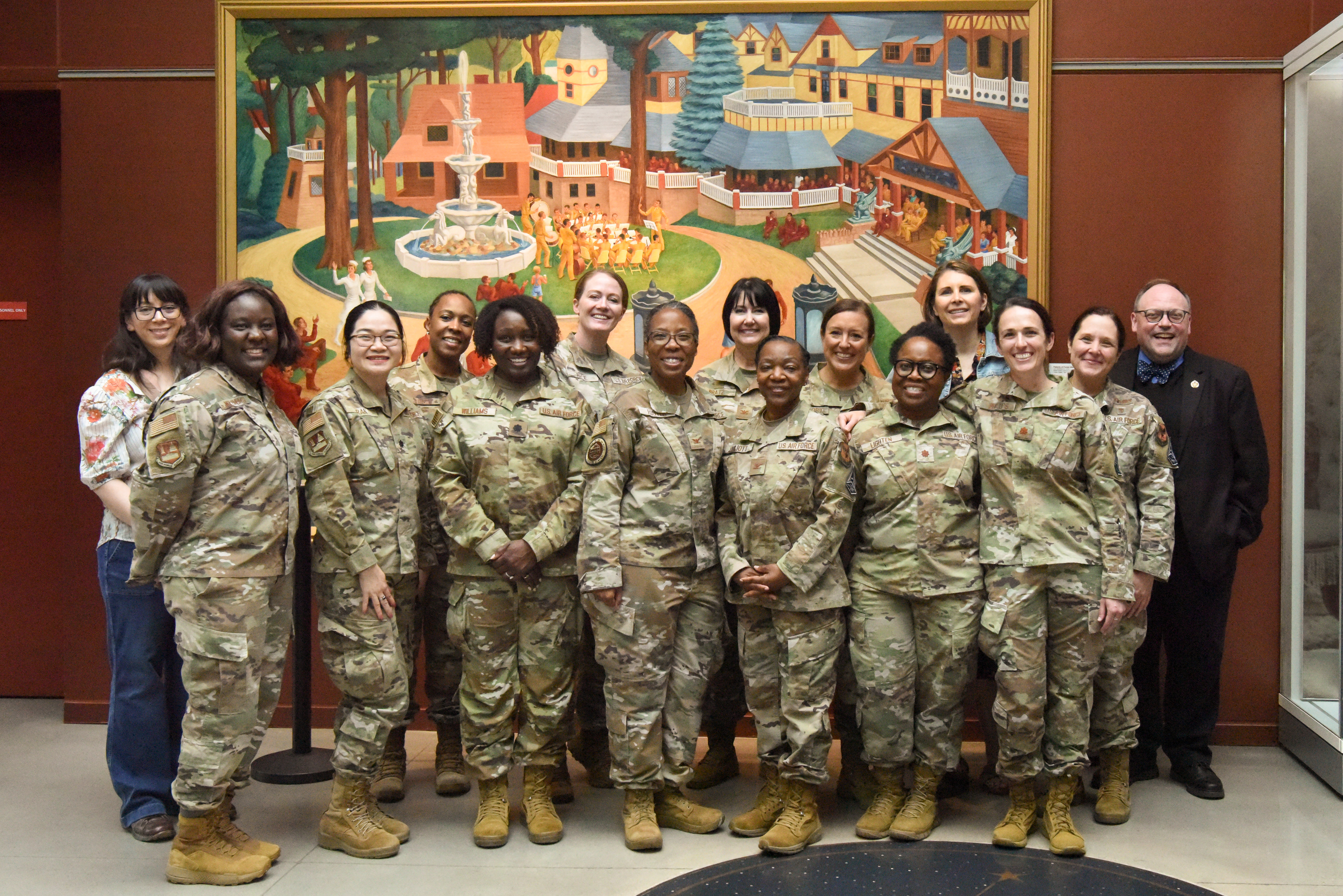 Air Force Nurse Corps celebrate Nurse and Tech week at the National ...