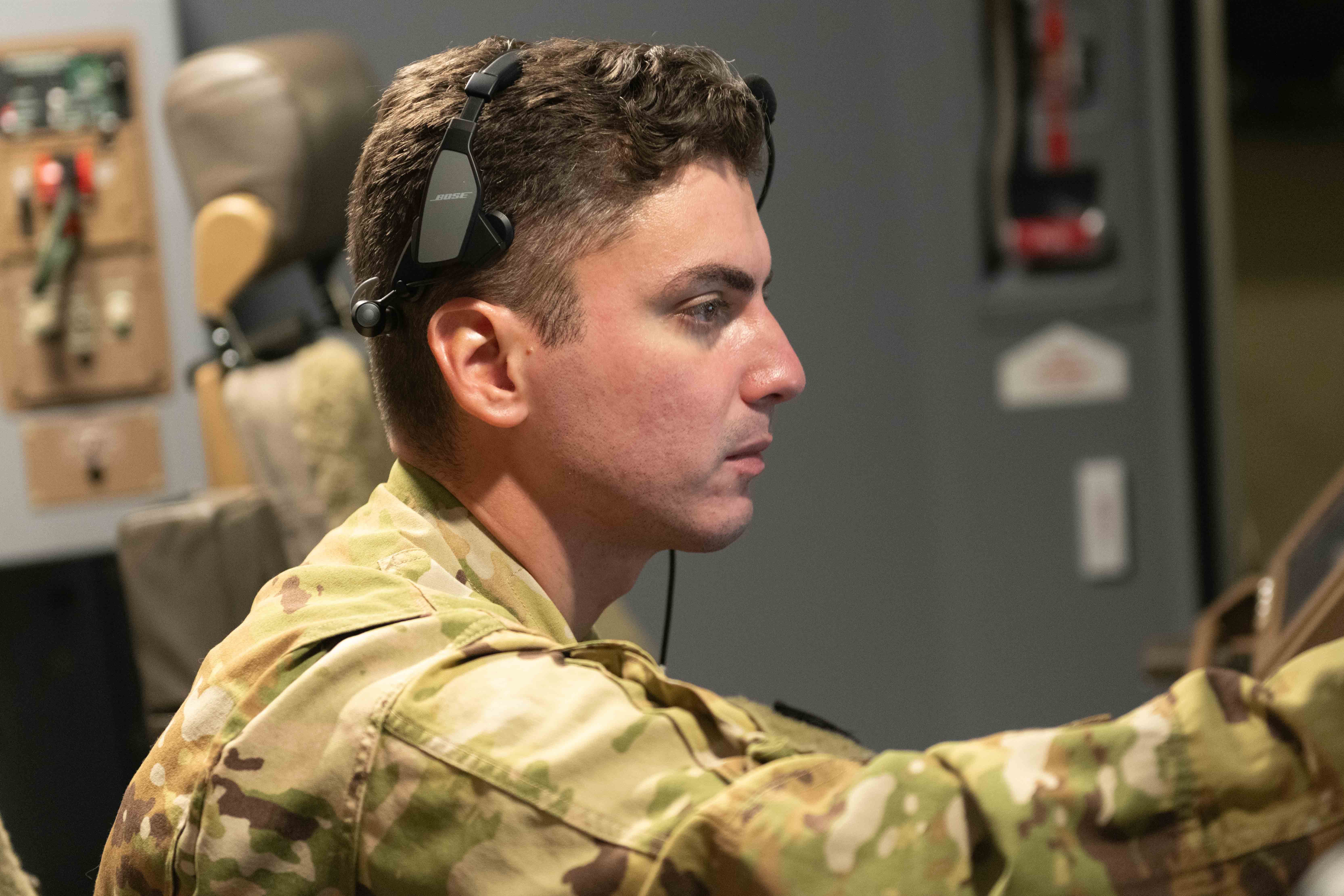 KC-46A Pegasus crew conducts nighttime preflight inspection > Travis ...