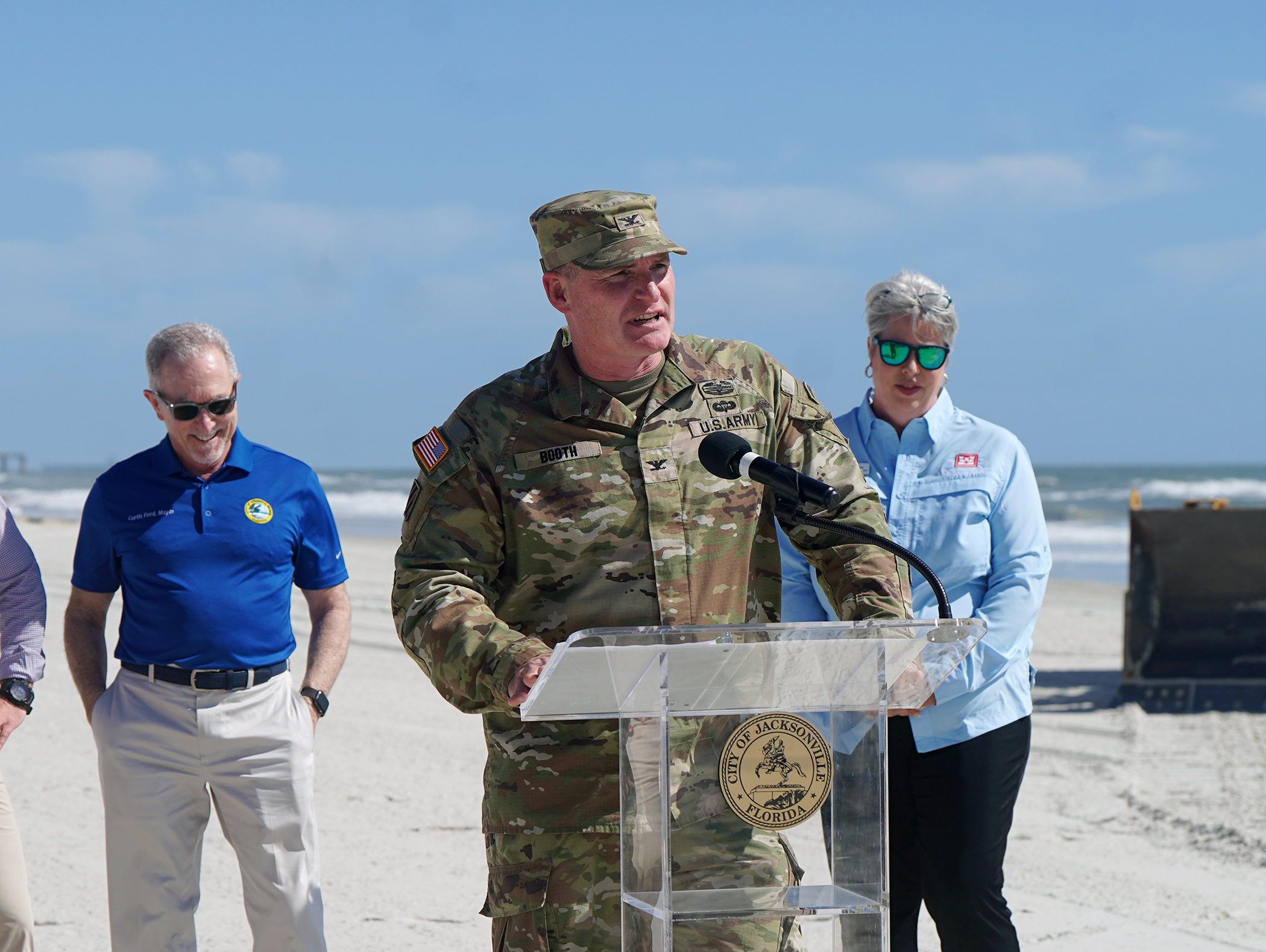 Jacksonville City Mayor, USACE kick off Beach Renourishment project ...