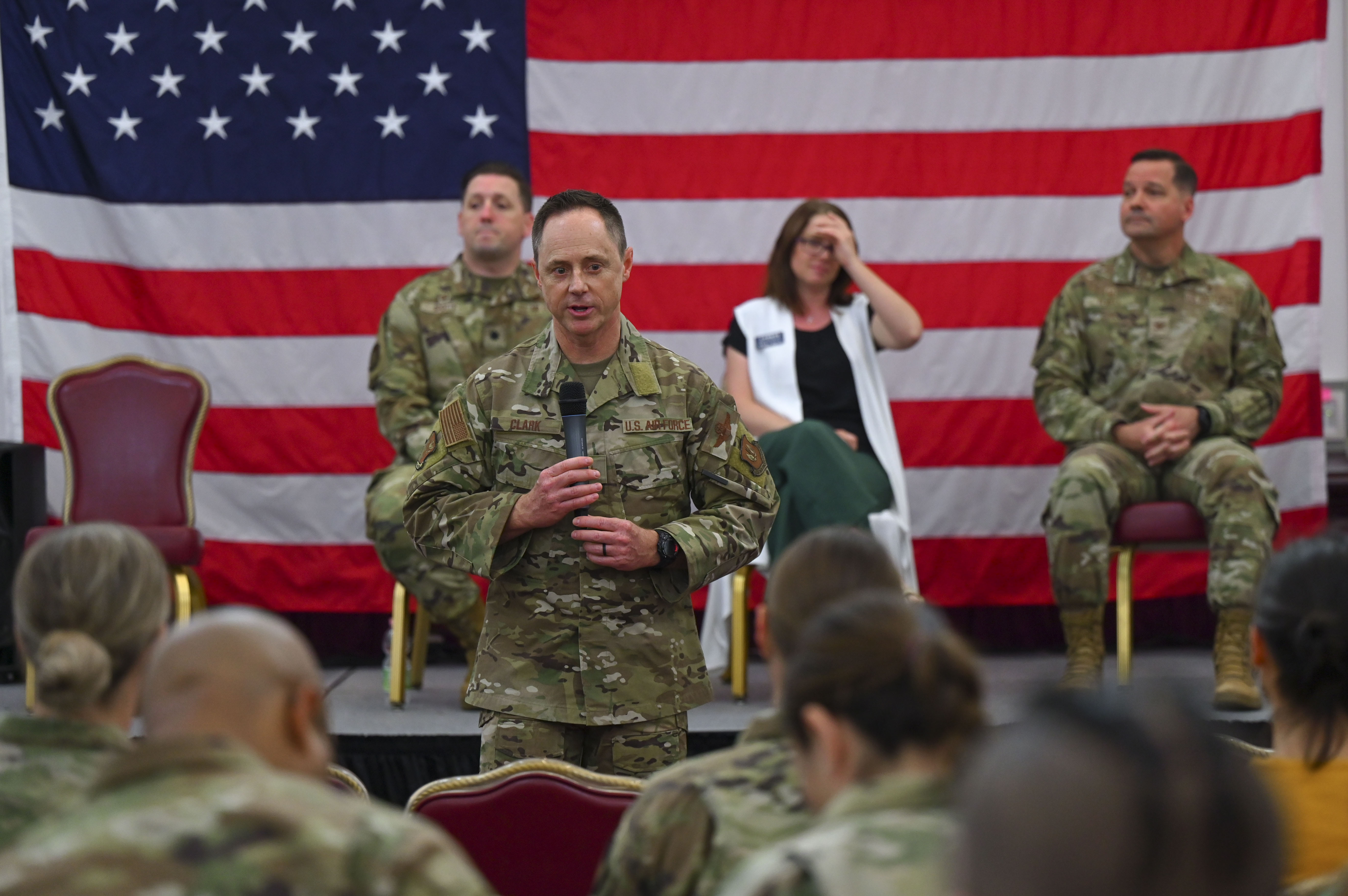 Brig. Gen. Clark hosts a spouse town hall > Aviano Air Base > Display