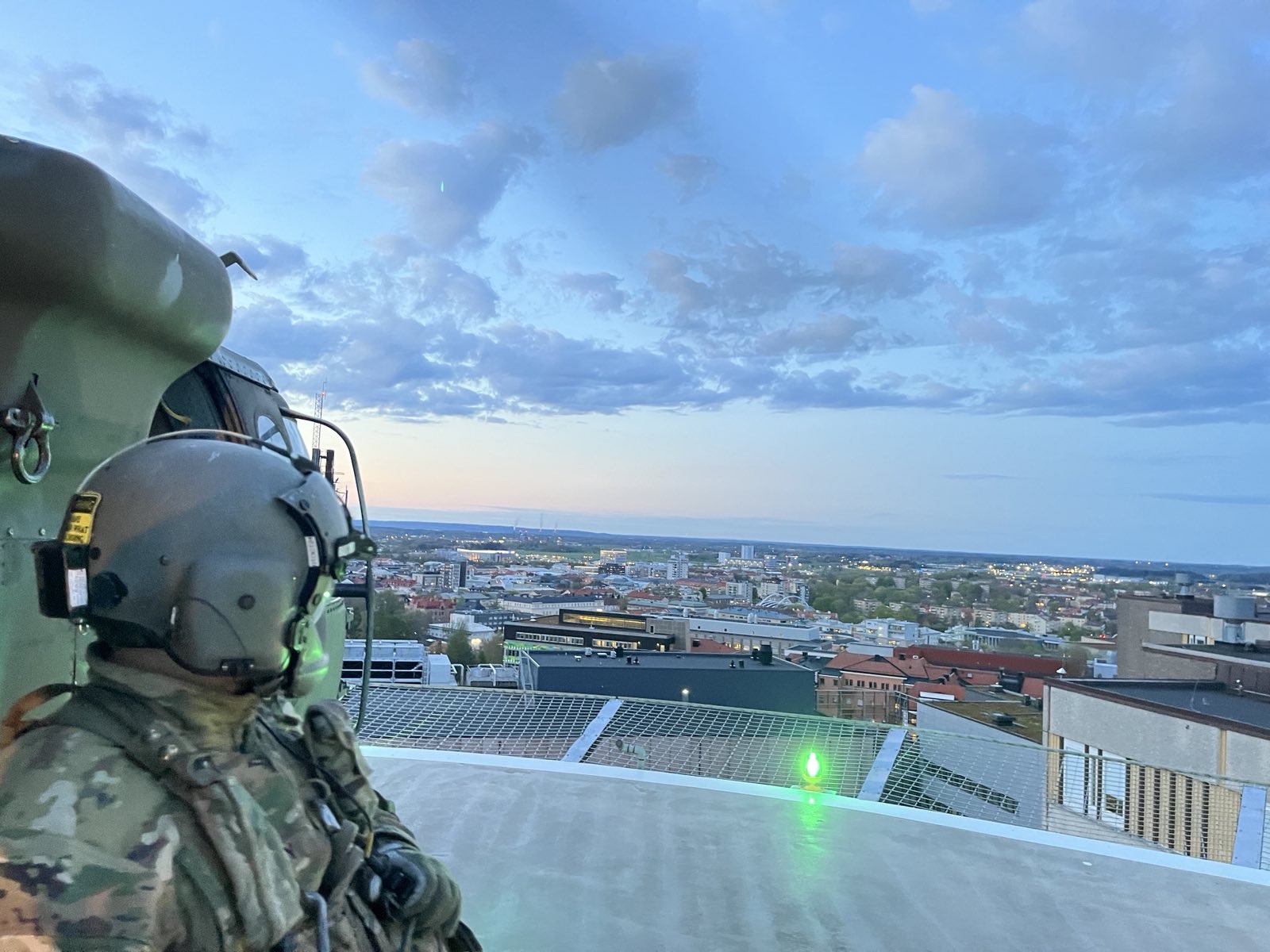 Task Force Tiger pilot lands CASEVAC atop Swedish hospital > U.S. Army ...