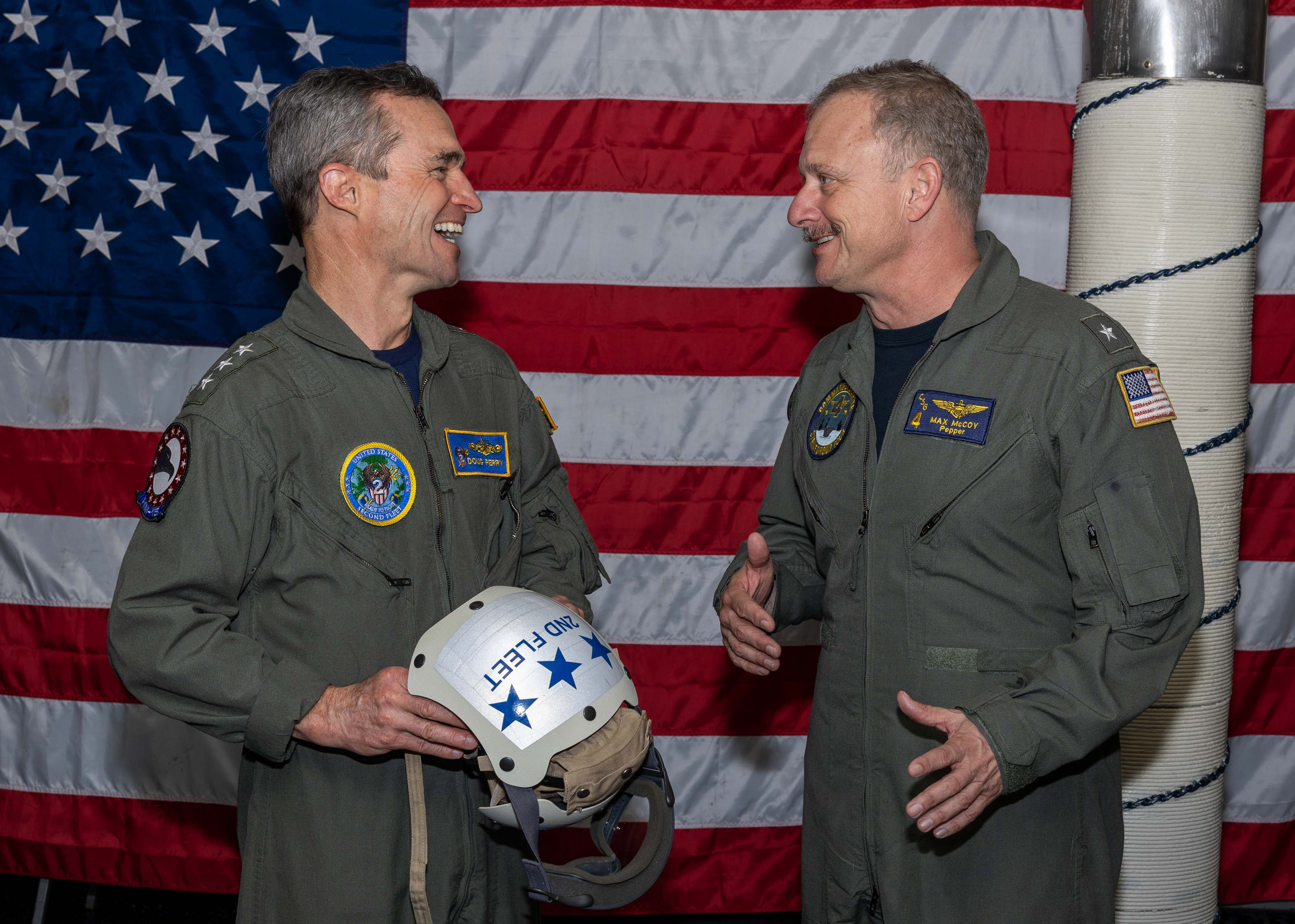 Vice Adm. Doug Perry, commander, U.S. Second Fleet and Joint Force ...