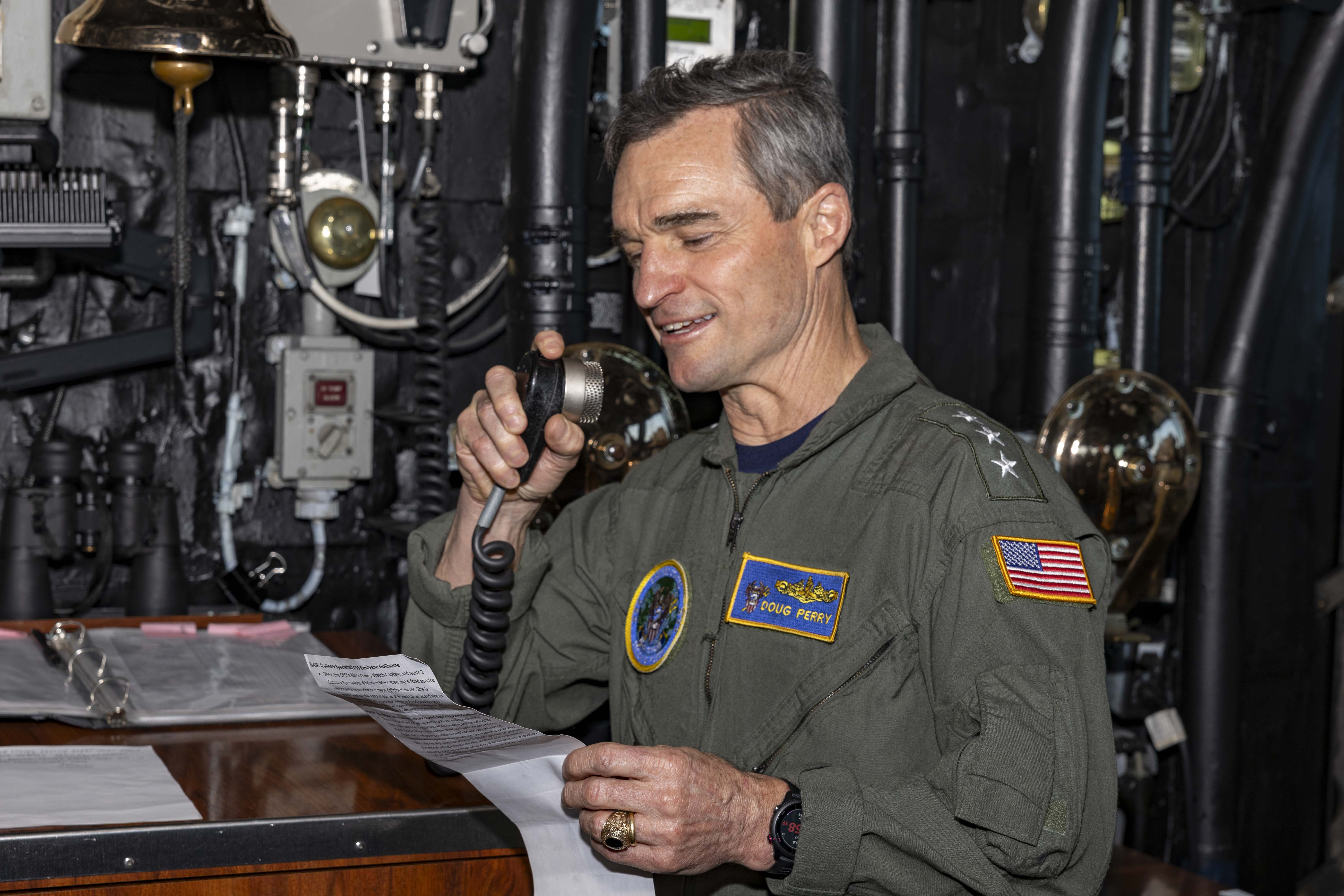 Vice Adm. Doug Perry, commander, U.S. Second Fleet and Joint Force ...