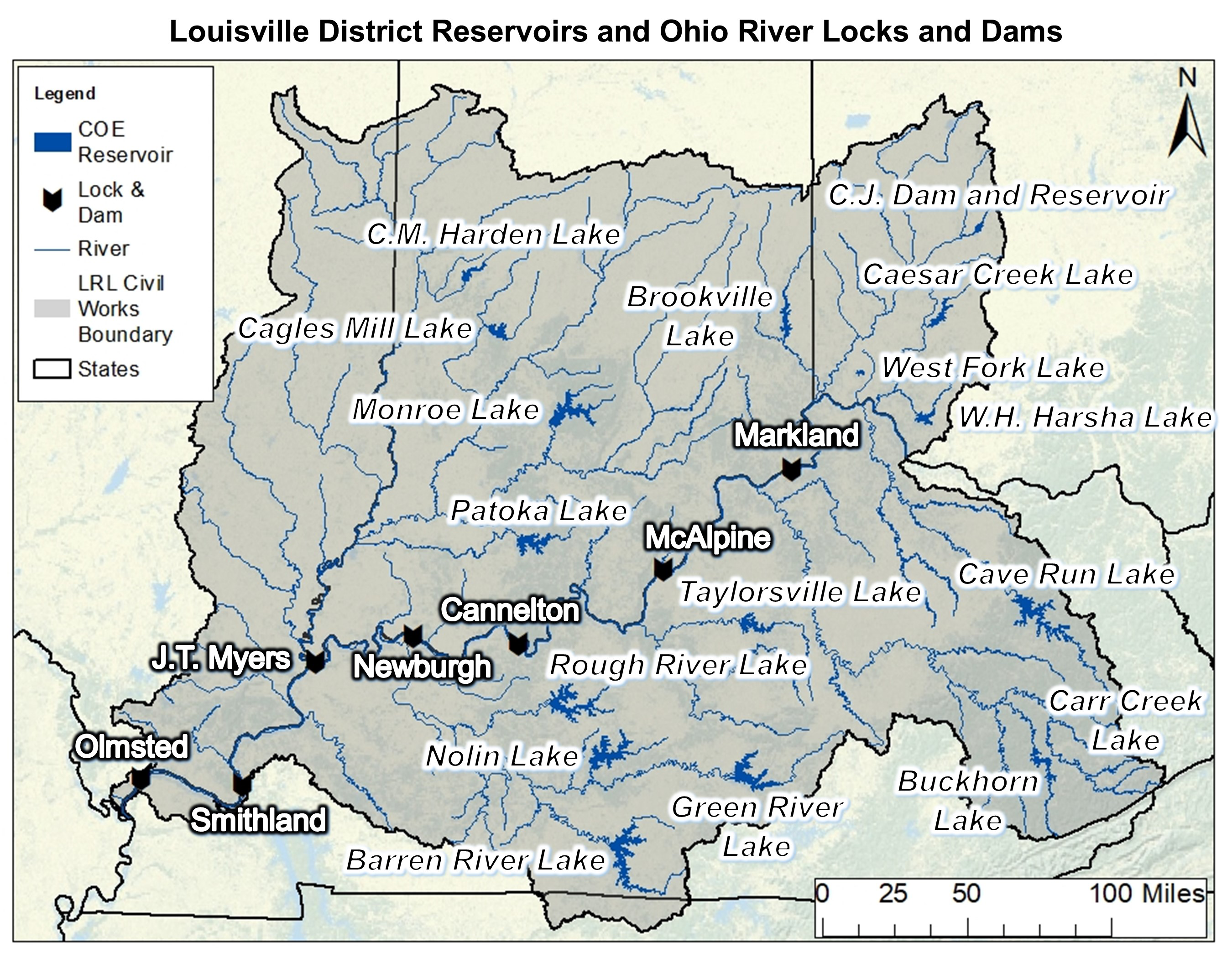Louisville District Water Quality Area of Responsibility