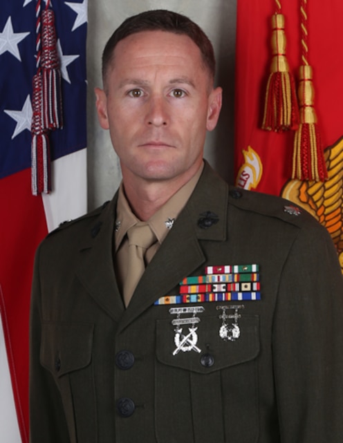 Lt. Col. Robert D. Reagles > I Marine Expeditionary Force > Biography