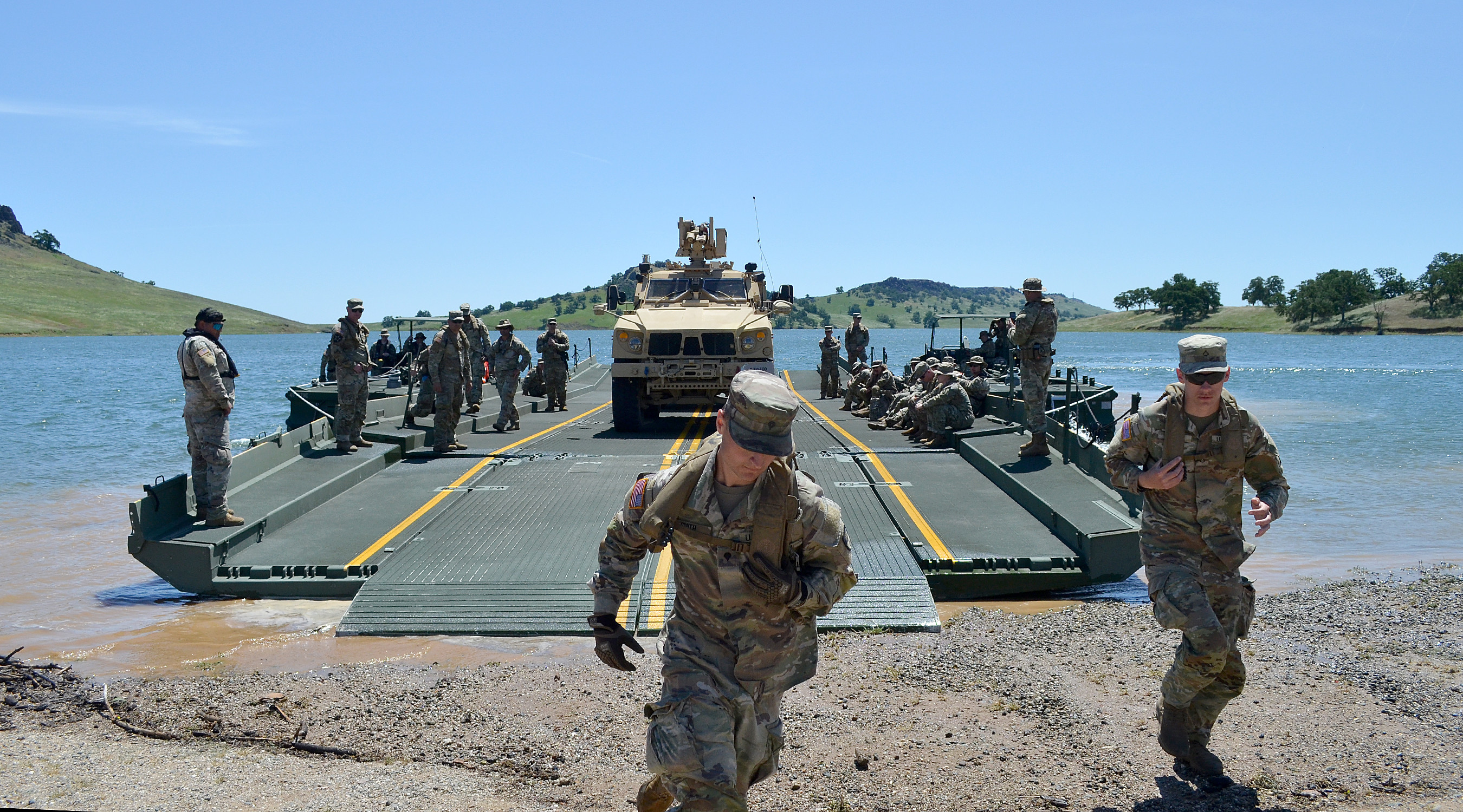 No bridge? No problem. National Guard Soldiers bring the solution ...