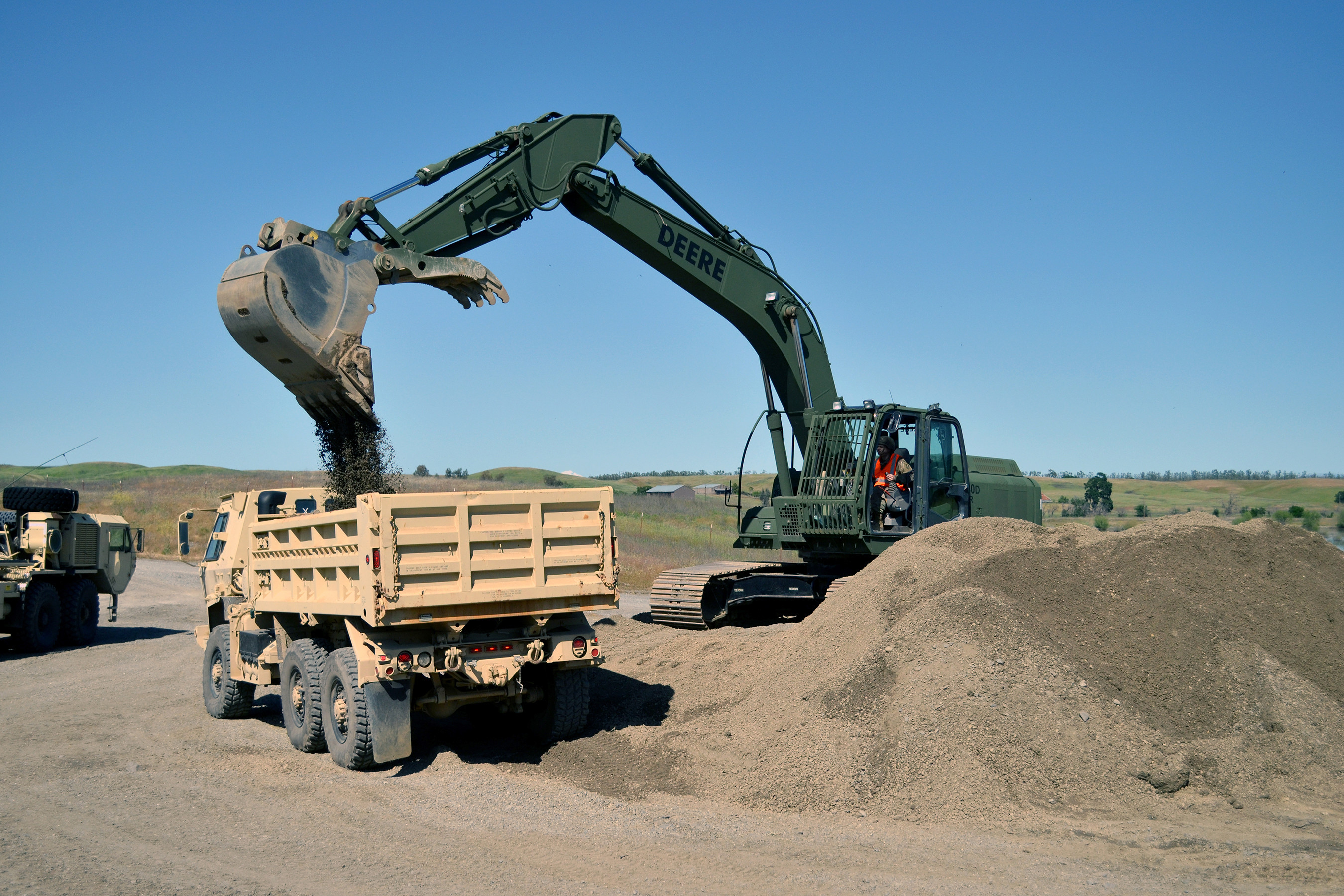 National Guard’s 649th Engineer Company gives and receives during ...