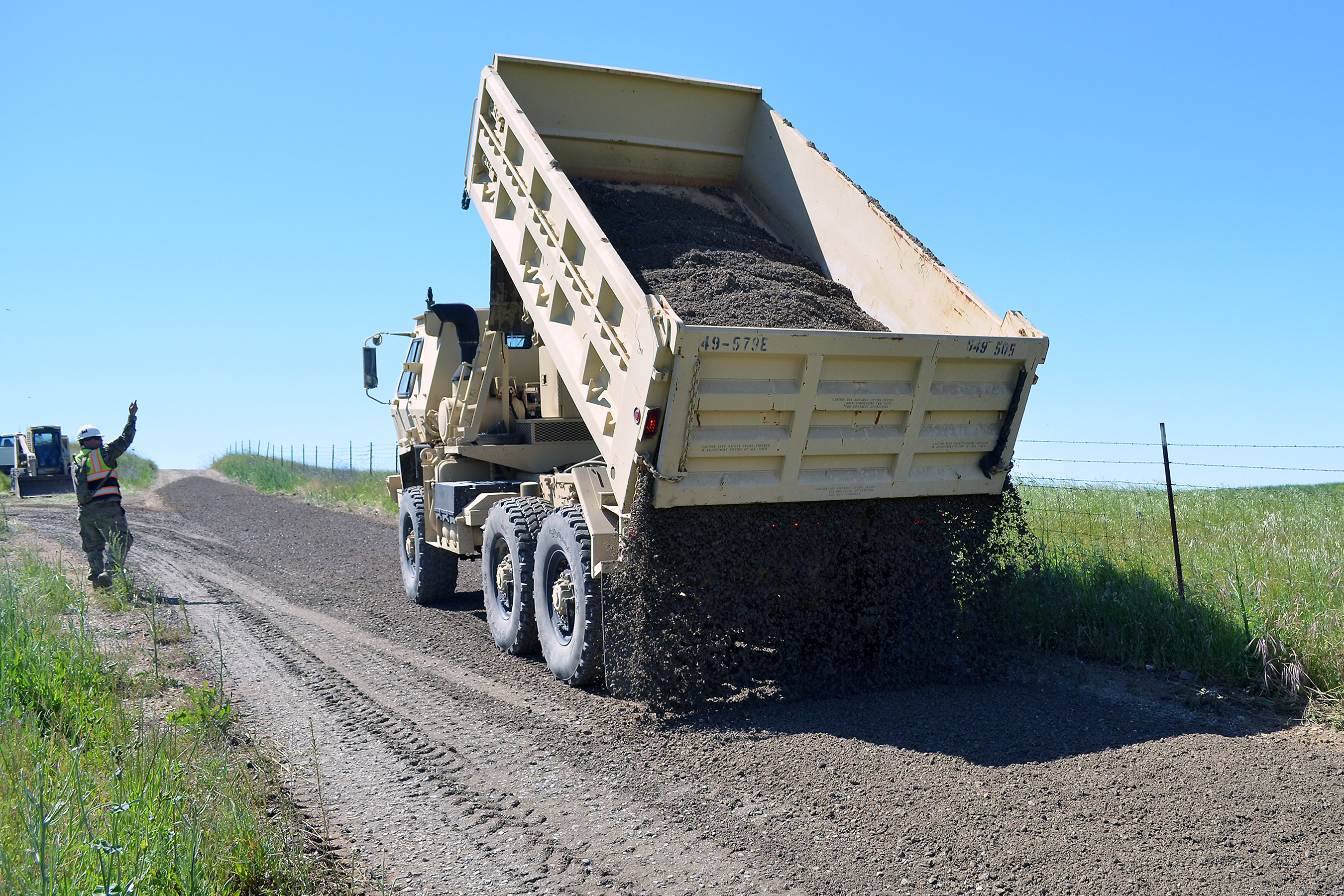 National Guard’s 649th Engineer Company gives and receives during ...